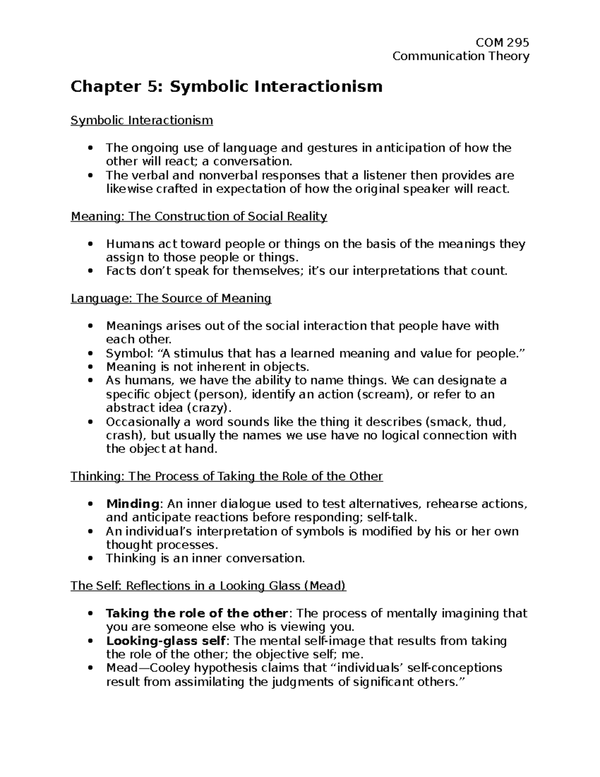 Chapter 5 - Lecture notes 5 - COM 295 Communication Theory Chapter 5 ...