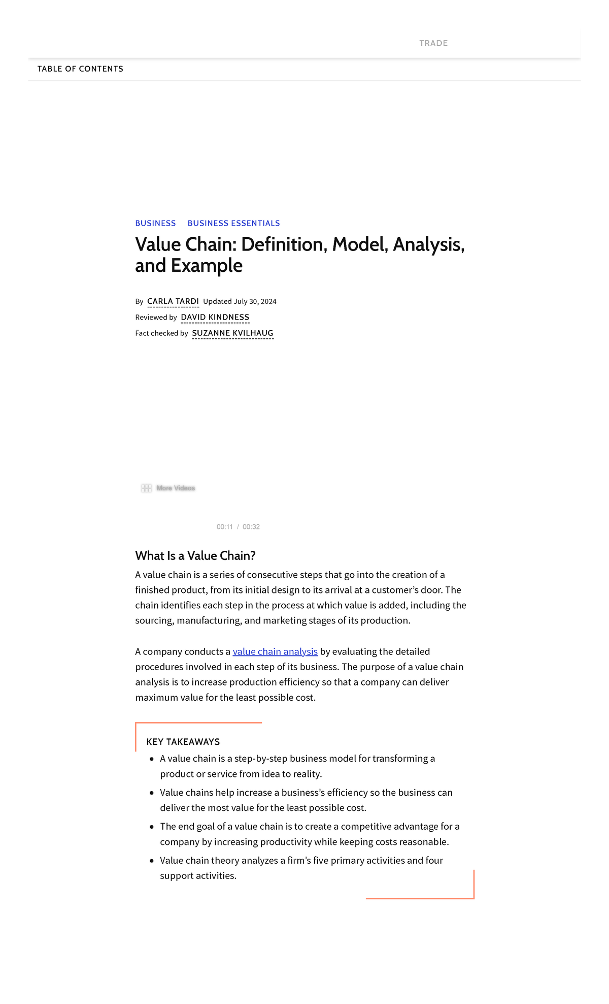 402 lecture 1 2-Value Chain Definition, Model, Analysis, and Example ...