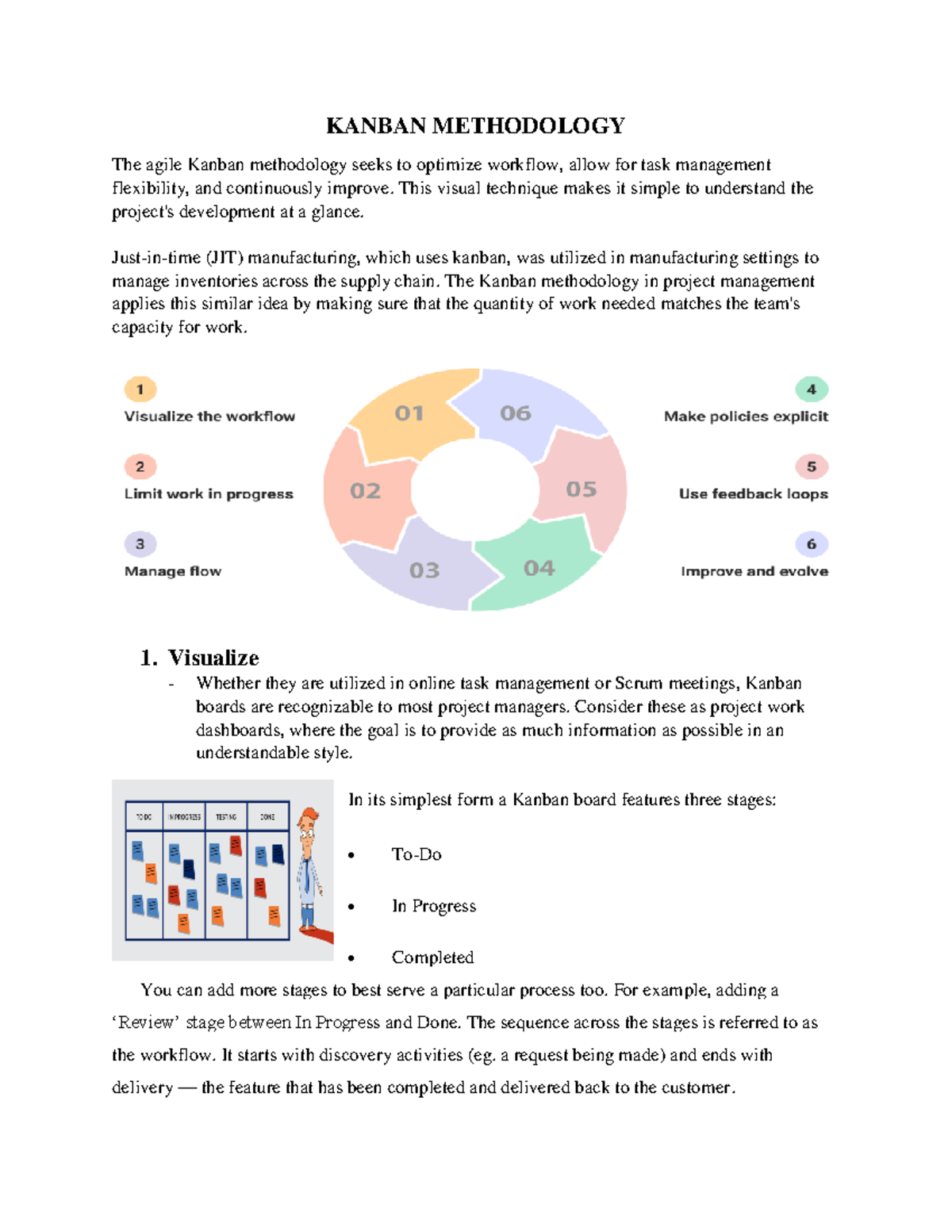 Kanban- Methodology - This visual technique makes it simple to ...