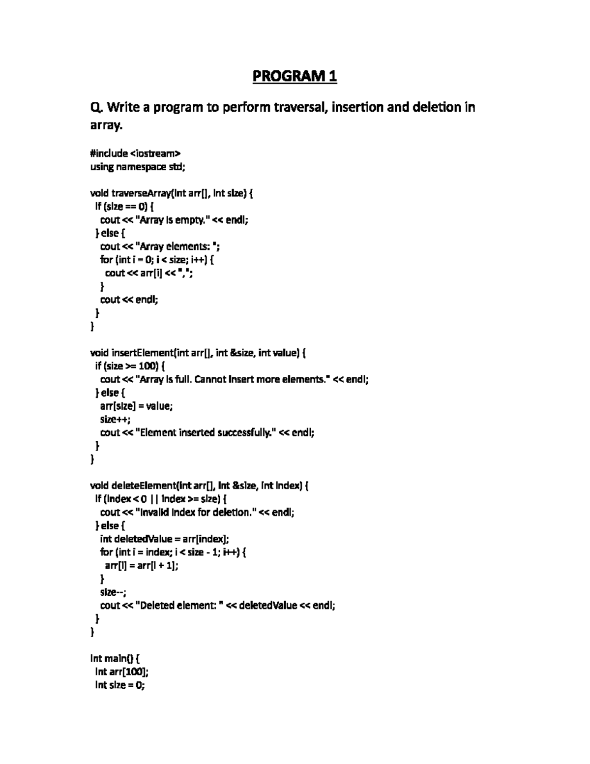 Data structured practical file - Data Structures - Studocu