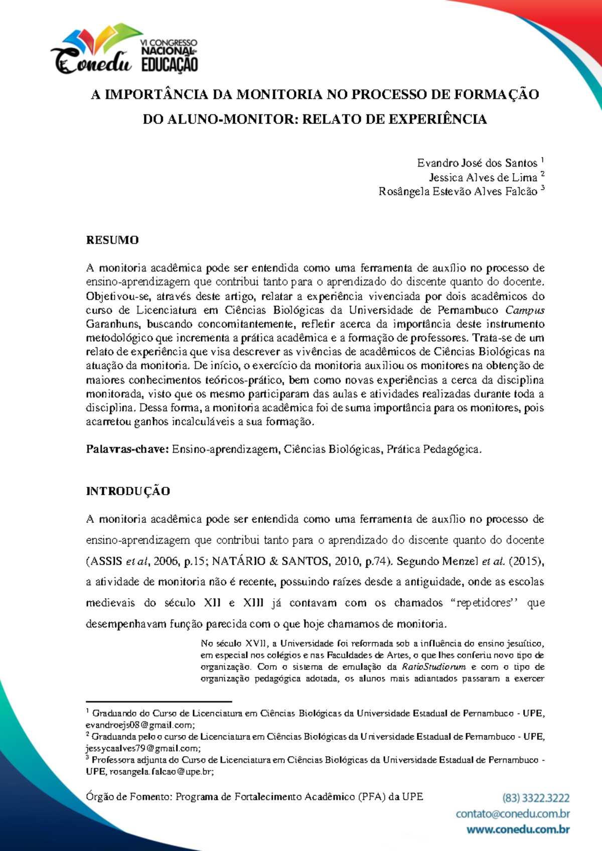 Trabalho EV127 MD1 SA1 ID11283 17092019 111627 - A IMPORTÂNCIA DA ...