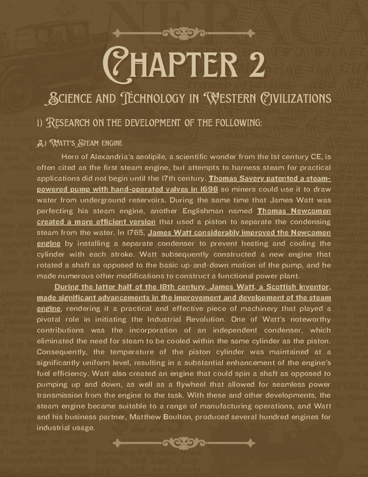 STS Chapter 2 - Chapter 2Chapter 2 Science and Technology in Western ...