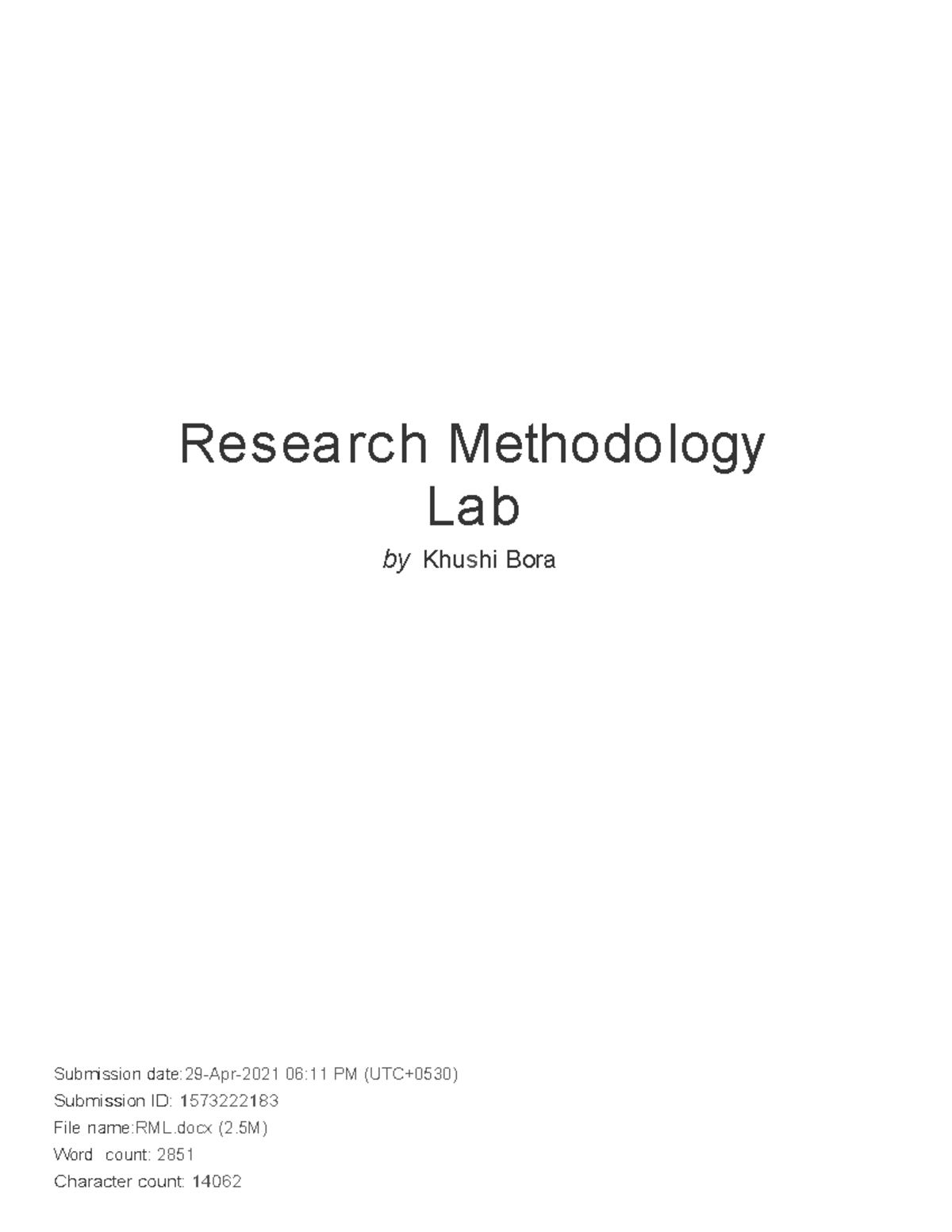 RM+Lab+file page-0001 (20 files merged) - Resea rch Methodology Lab by Khushi Bora Submission ...