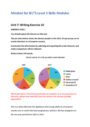 Unit 7 - Reading - Unit 7 - Unit 7: Exercise 1 Read the information. Then complete the sentences ...