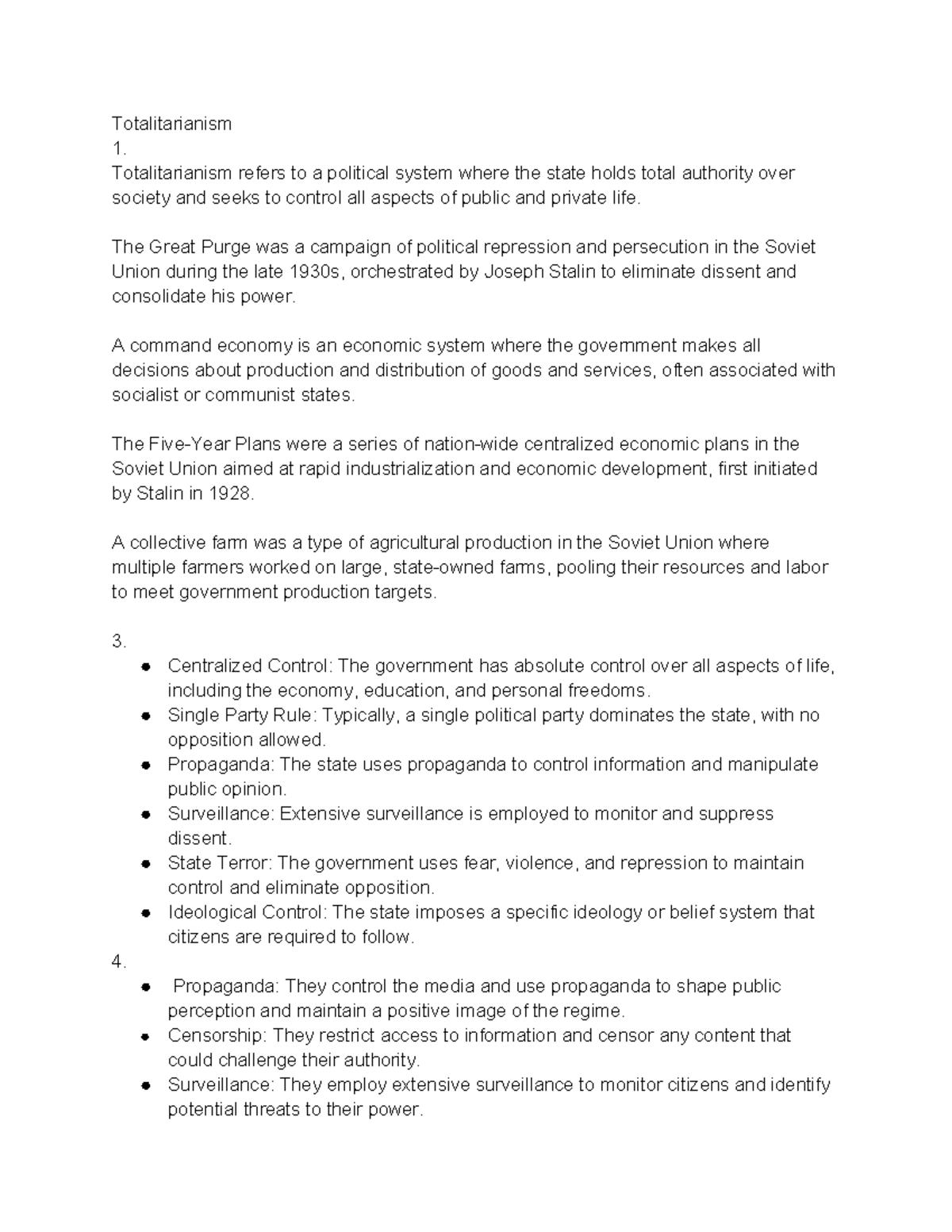Wrld history unit 9 HW - qipjrqenfondeo - Totalitarianism 1 ...