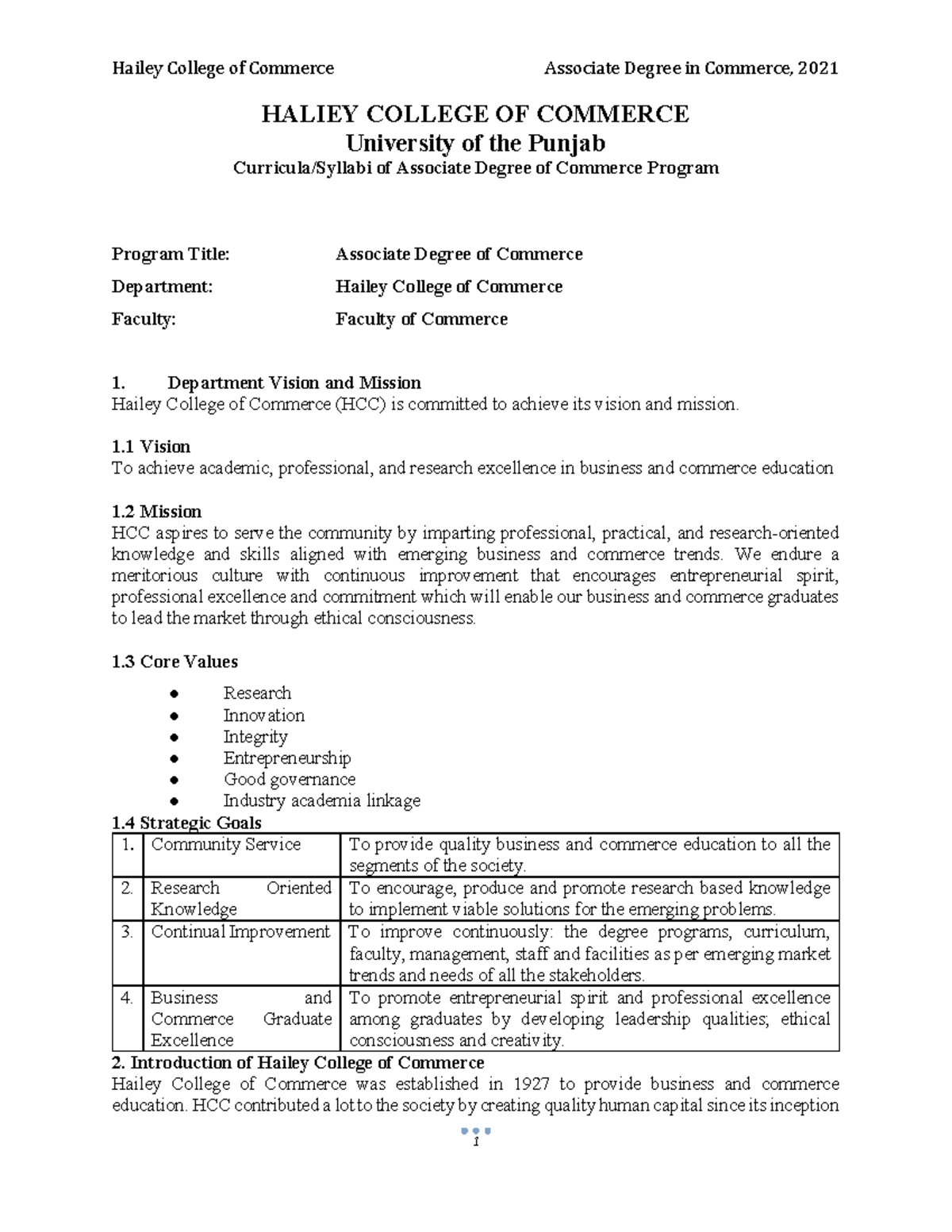 Course Outline ADC Semester Program 2021 New - HALIEY COLLEGE OF ...