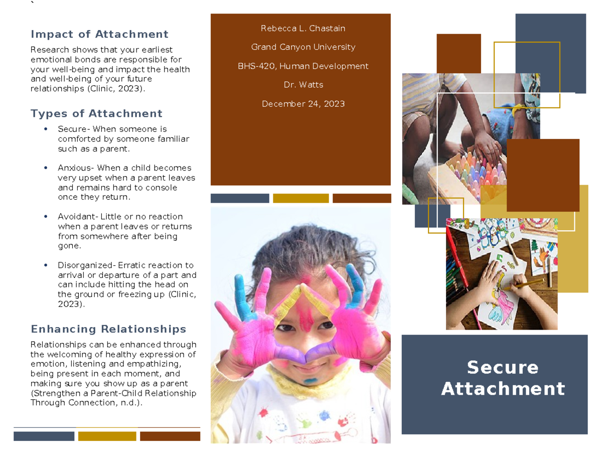 WEEK 2 Secure Attachment Handout - ` Impact of Attachment Research ...