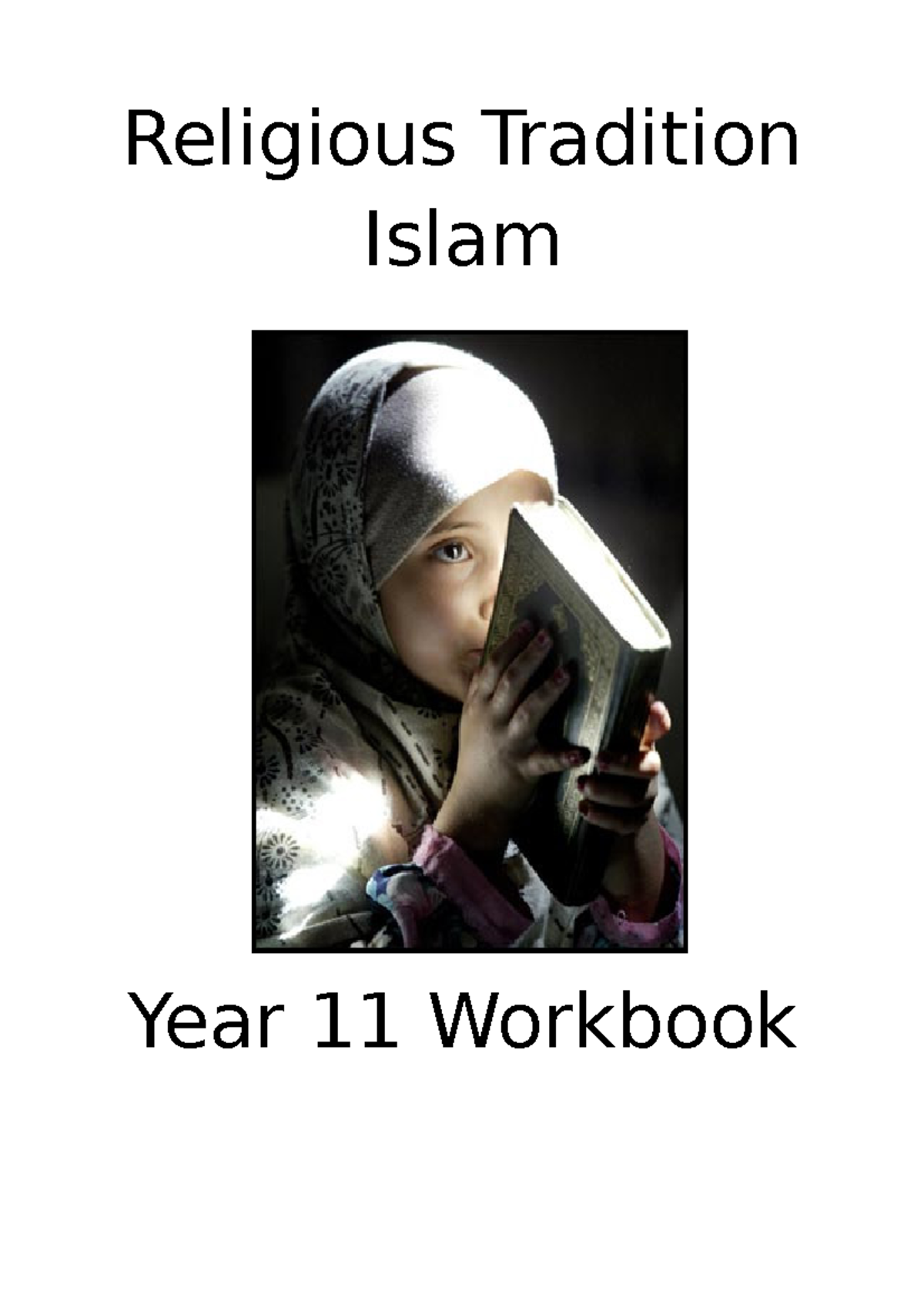 Islam Student Work Booklet - Studocu