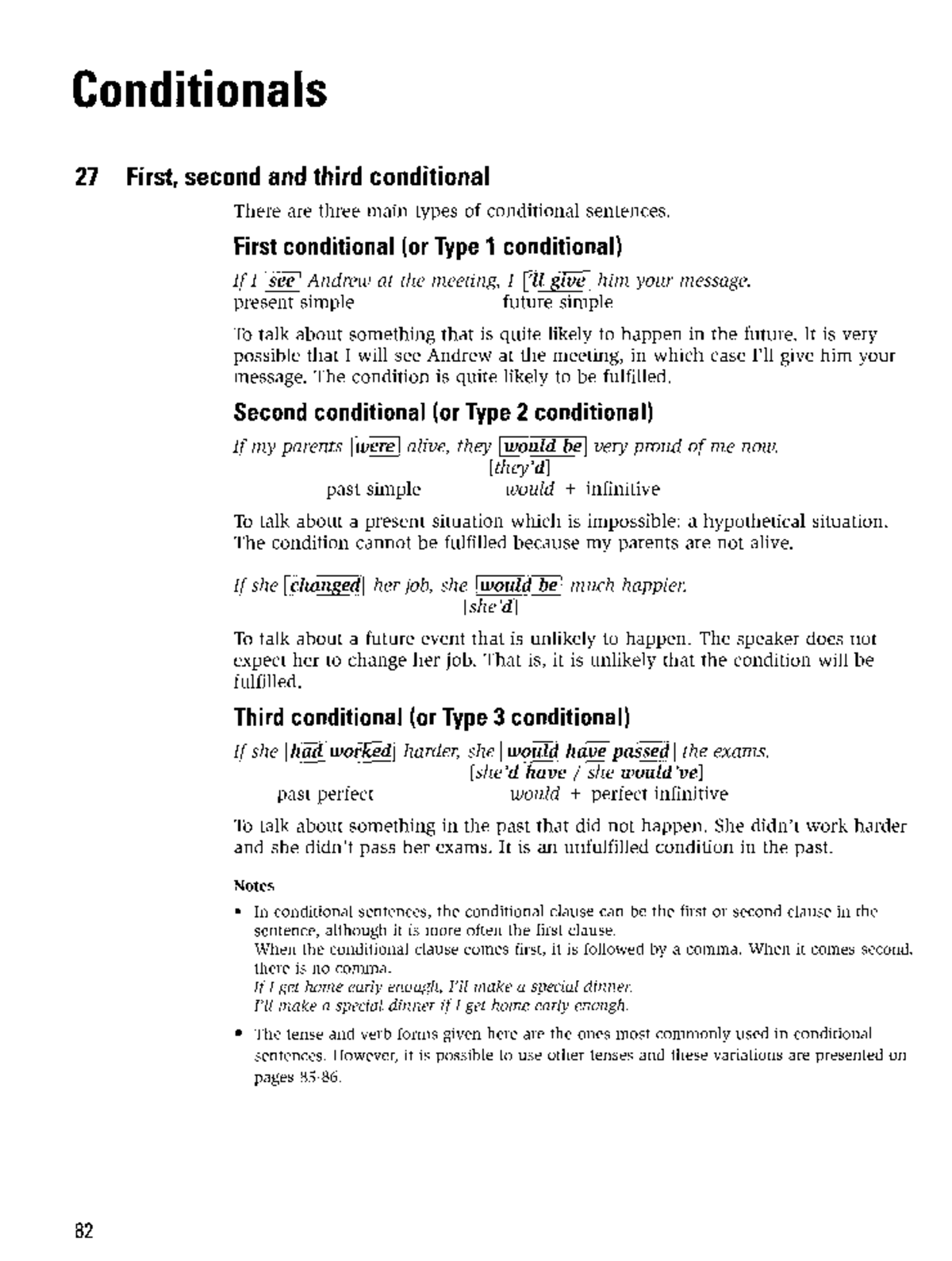 Conditionals extra practice Upper-Int - Conditionals 27 First, second ...