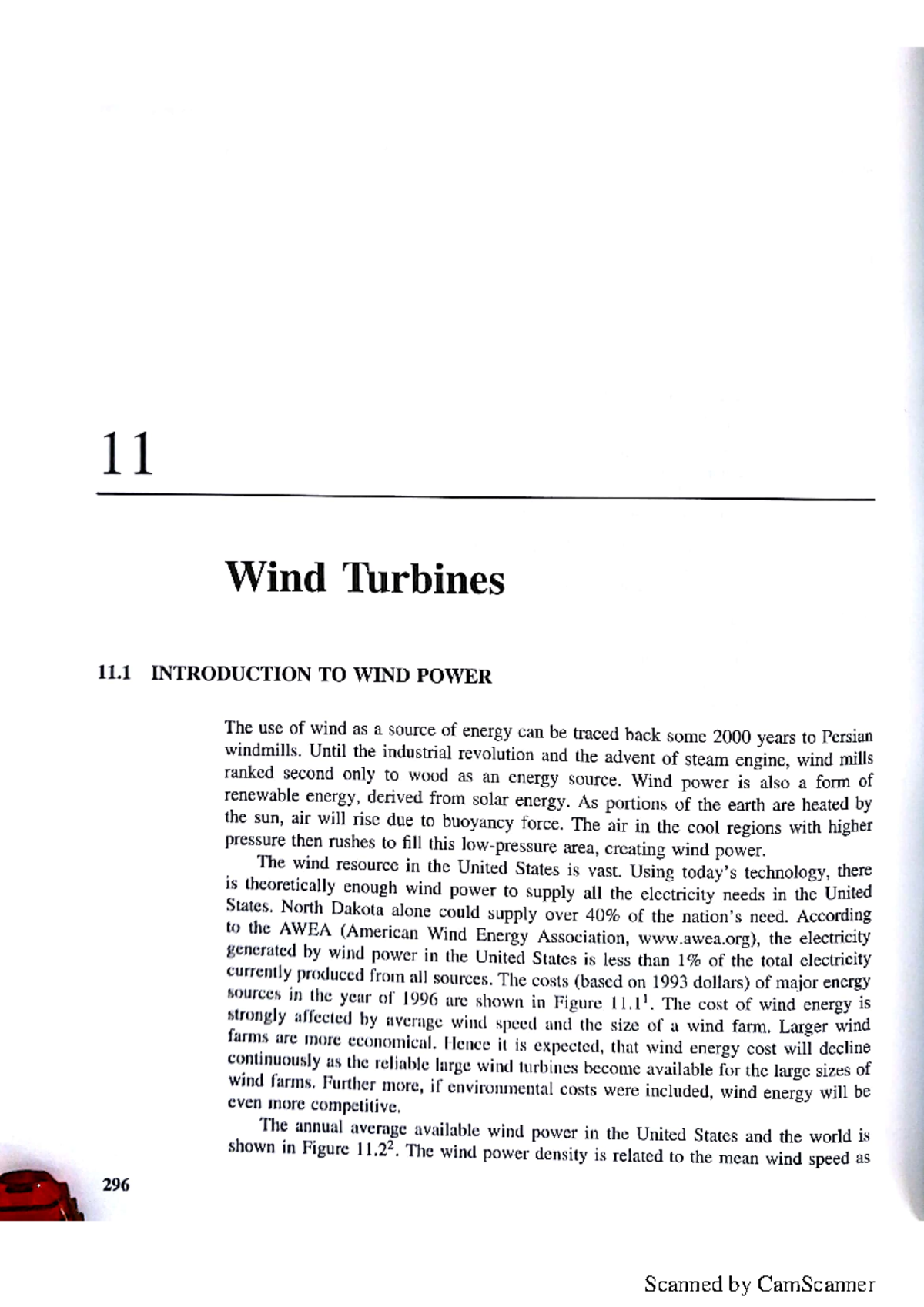 Ch 11 Wind Turbines - Lecture notes 5 - MECHENG-402 - Studocu