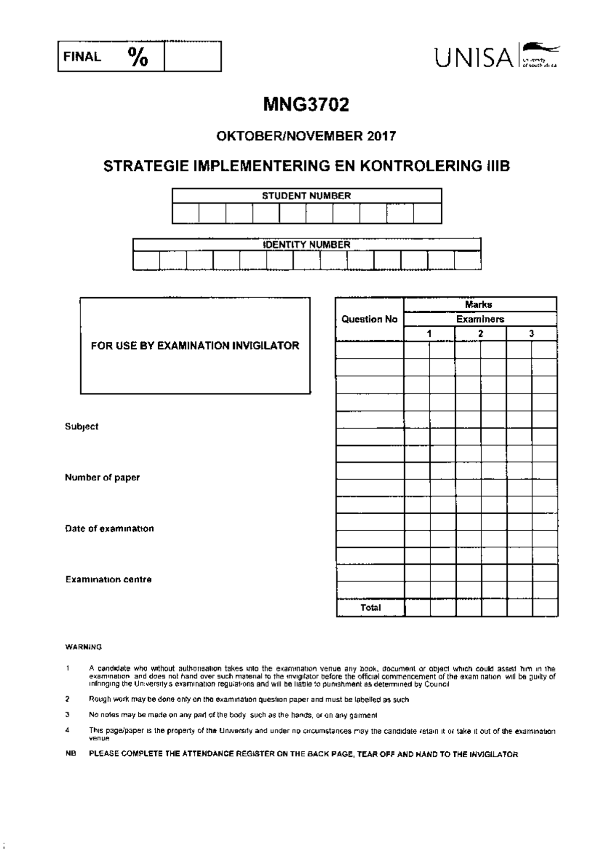 MNG3702 2017 10 A 1 - download doc - MNG3701 - Studocu
