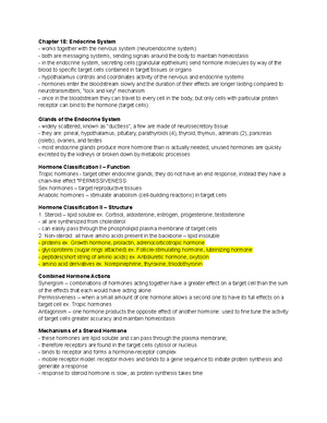 Sense organs notes - HLSC1201U - Ontario Tech University - Studocu