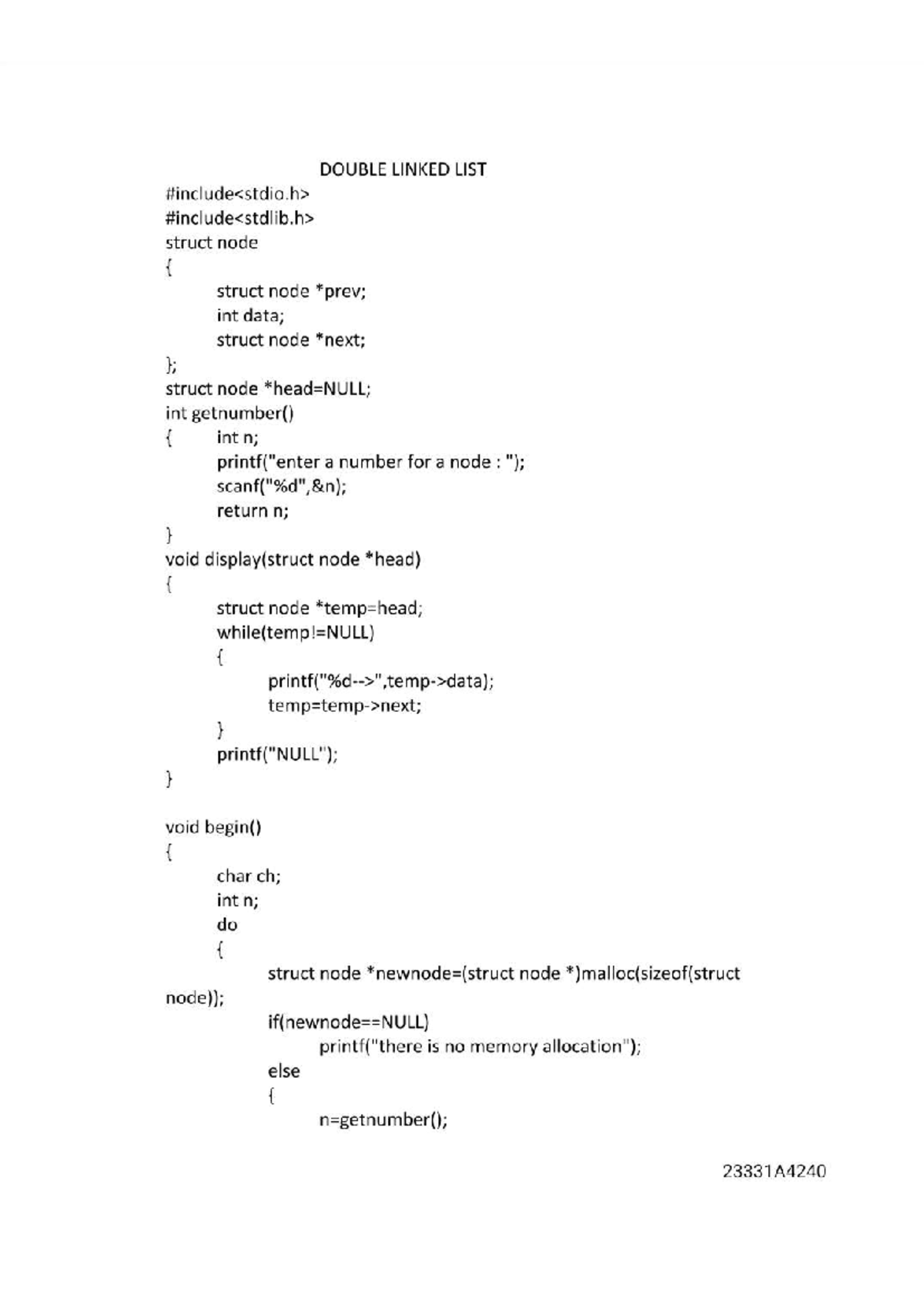 Double - Nothing - CSE compter science - Studocu