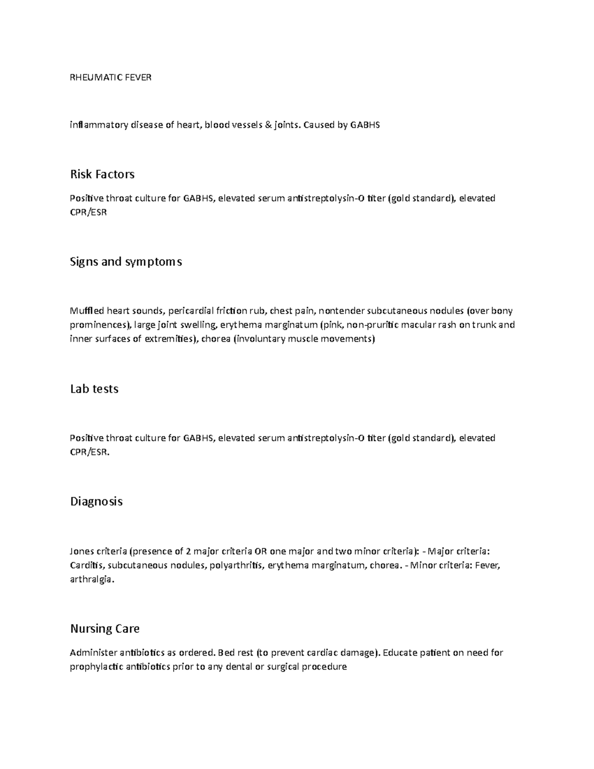Rheumatoid fever - RHEUMATIC FEVER inflammatory disease of heart, blood ...
