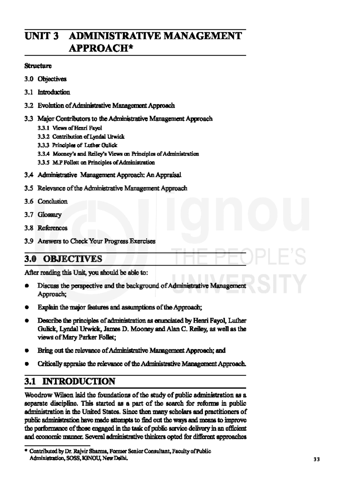 Unit-3 - Study material - Bachelor of Arts (Hons) Political Science ...