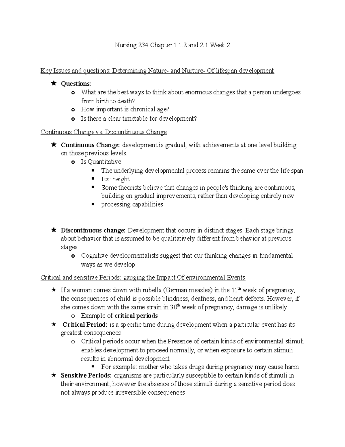 Nursing 234 Chapter 1 1.2 and 2 - Nursing 234 Chapter 1 1 and 2 Week 2 ...