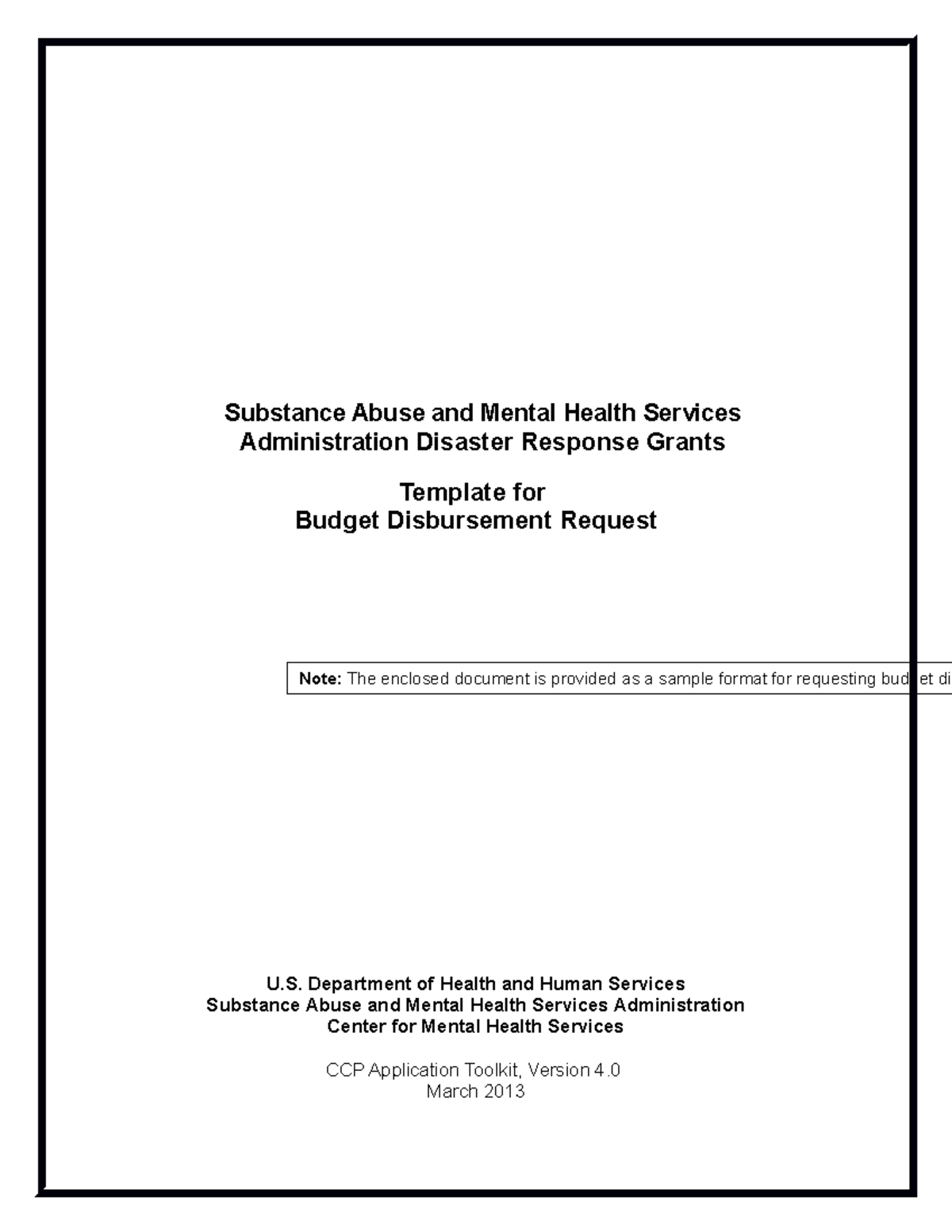 Budget-disbursement-request - Note: The enclosed document is provided ...