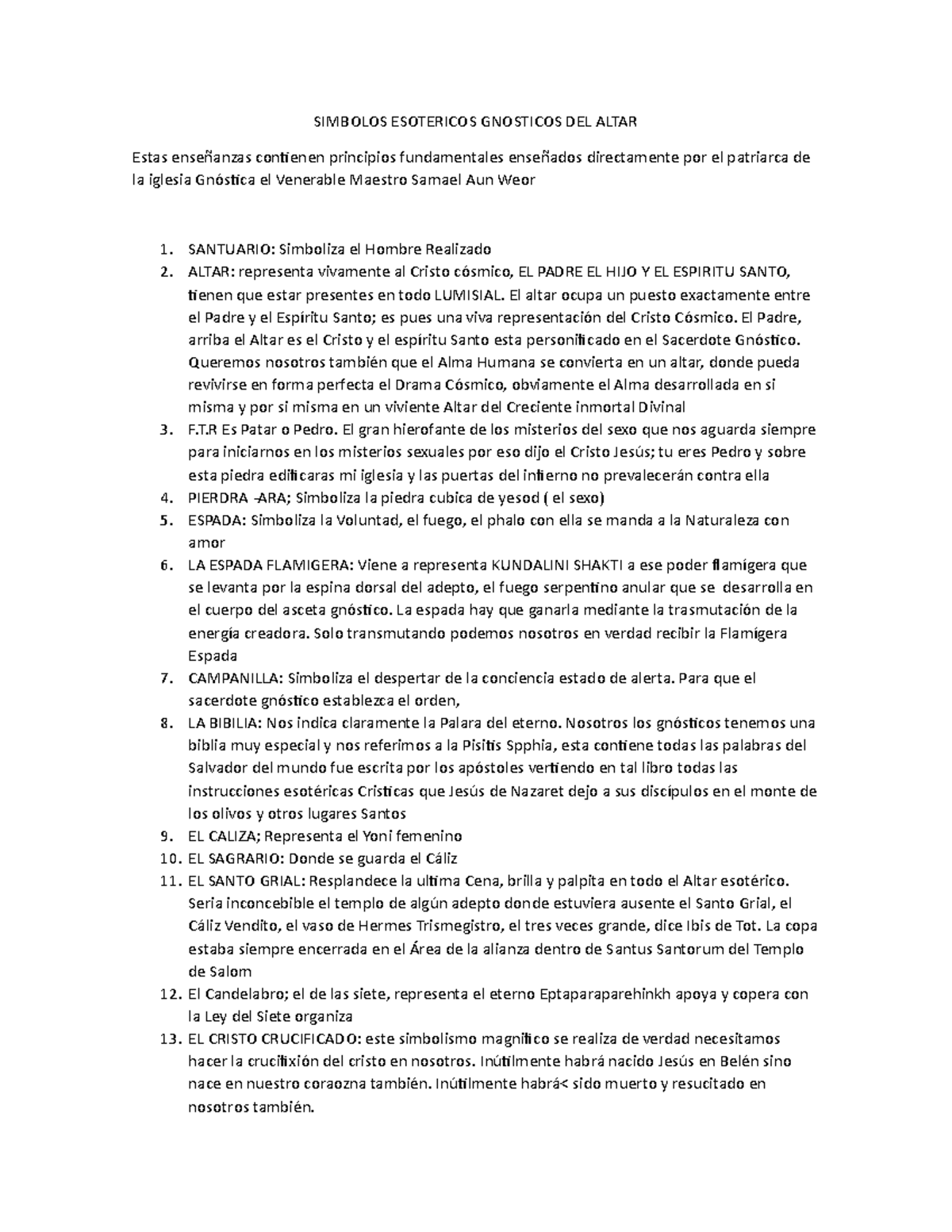 Simbolos Esotericos Gnosticos DEL Altar - SIMBOLOS ESOTERICOS GNOSTICOS ...