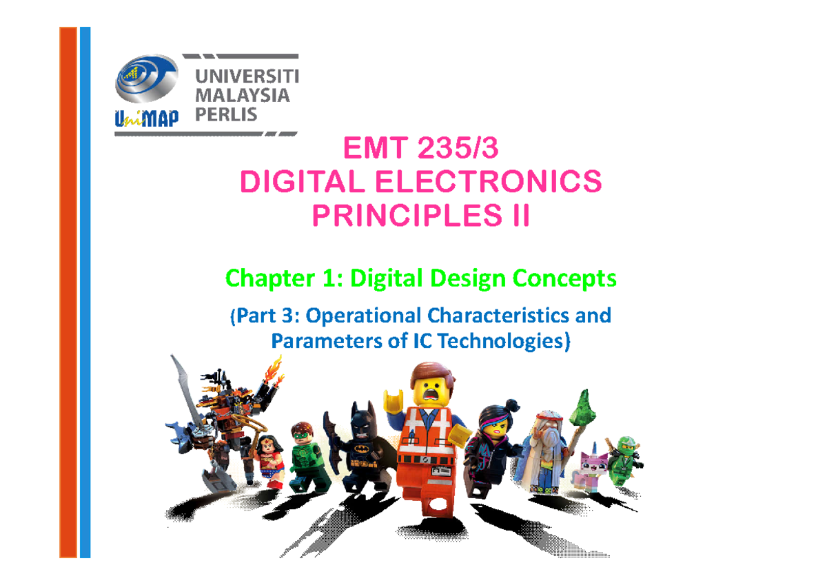Chapter 1 Digital Design Concepts (Part 3) - EMT 235/ DIGITAL ...