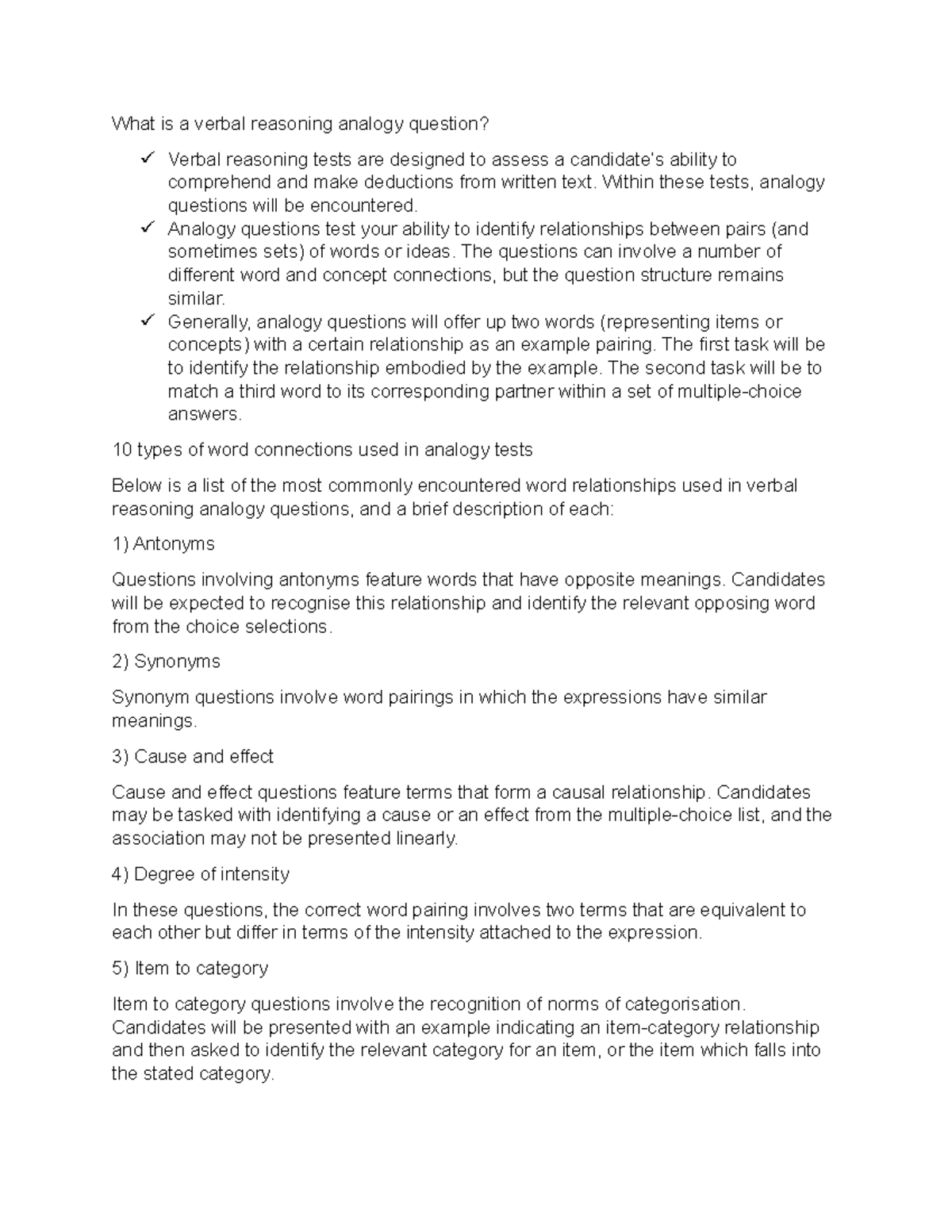 Verbal Analogies Lecture Shield Pro - What is a verbal reasoning ...