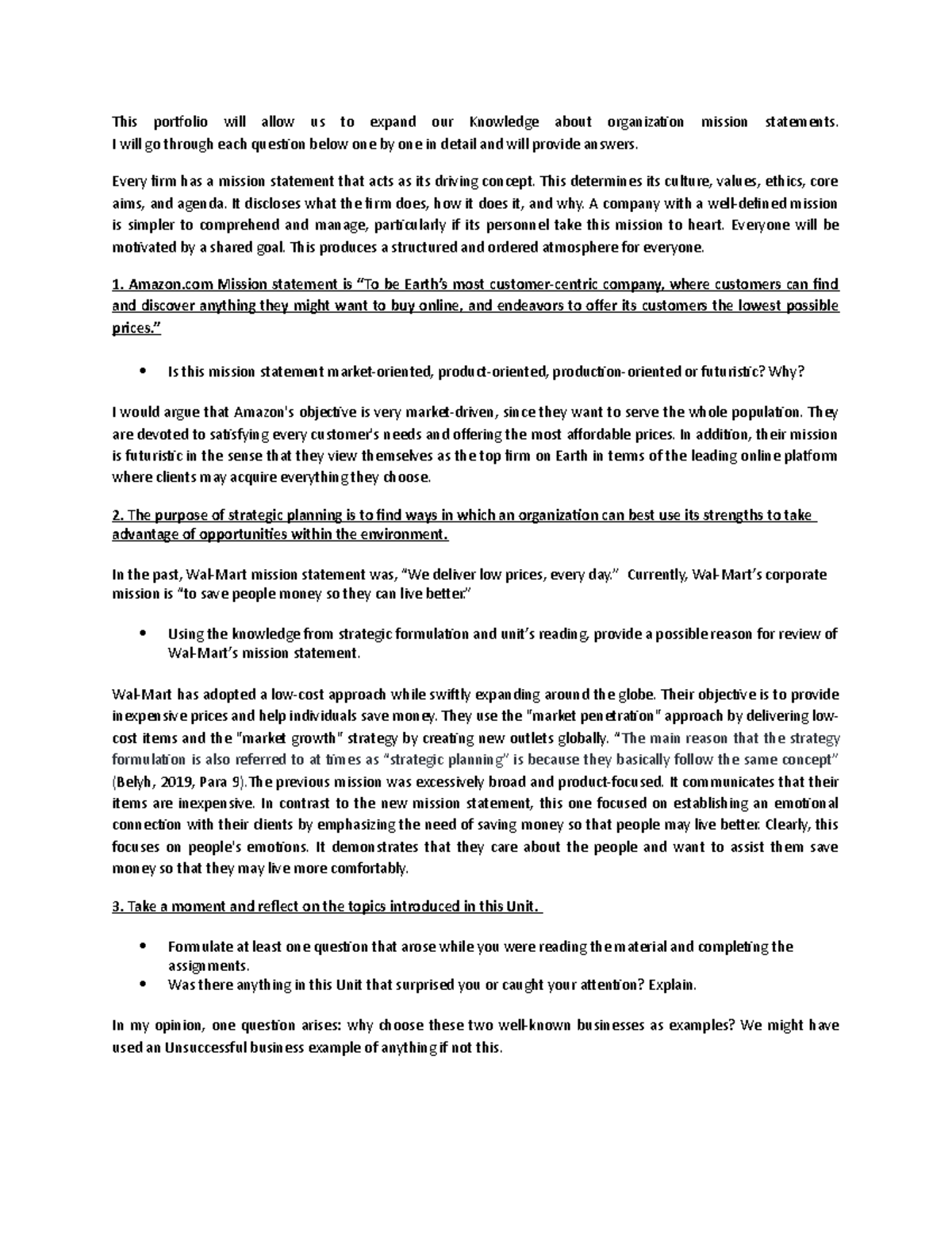 Unit 1 Portfolio Assignment - This portfolio will allow us to expand ...