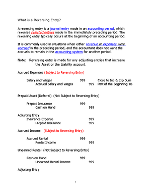 Adjusting Entries PART 1 Practice Problems - ADJUSTING ENTRIES PART 1 ...
