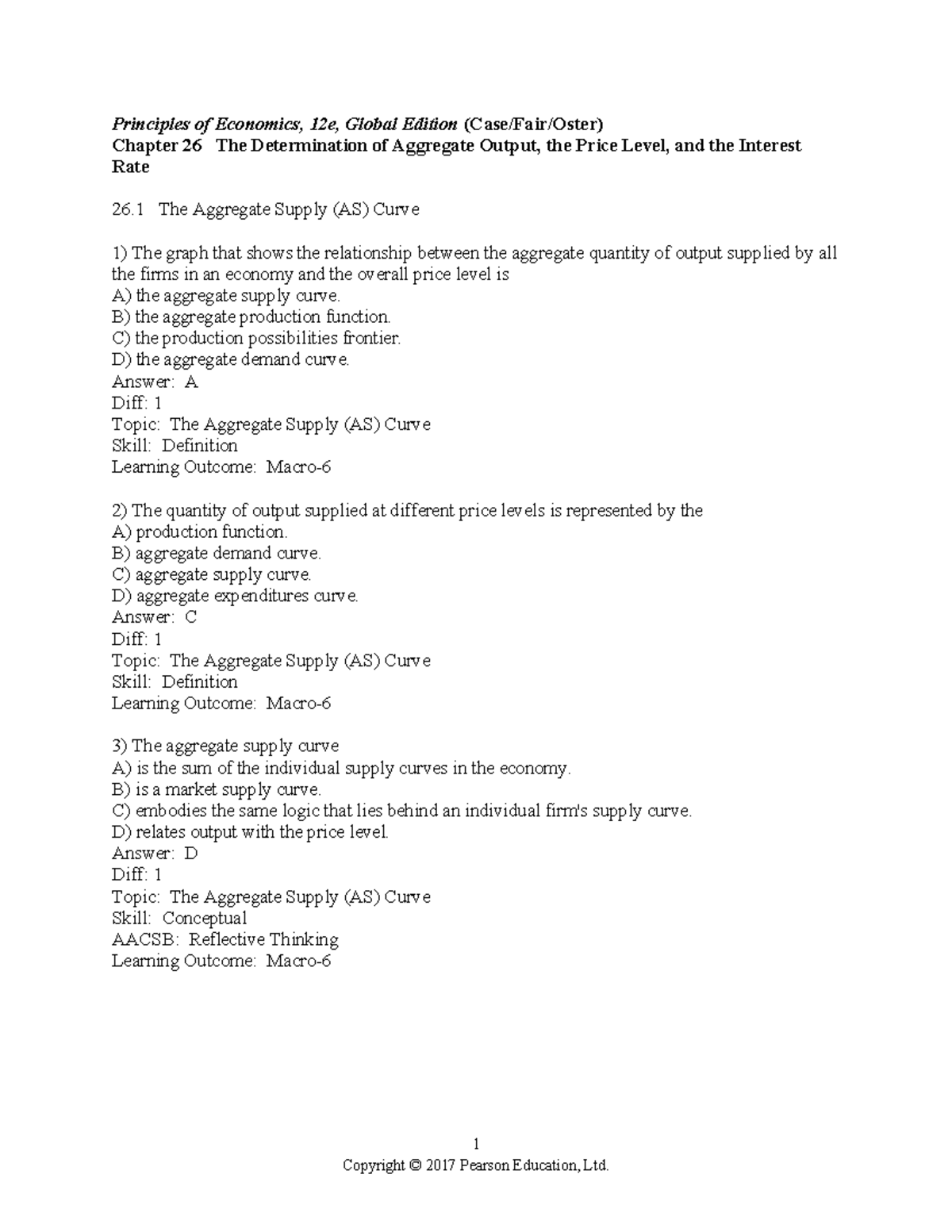 Chapter 26 - from econ 141 - Principles of Economics, 12e, Global ...