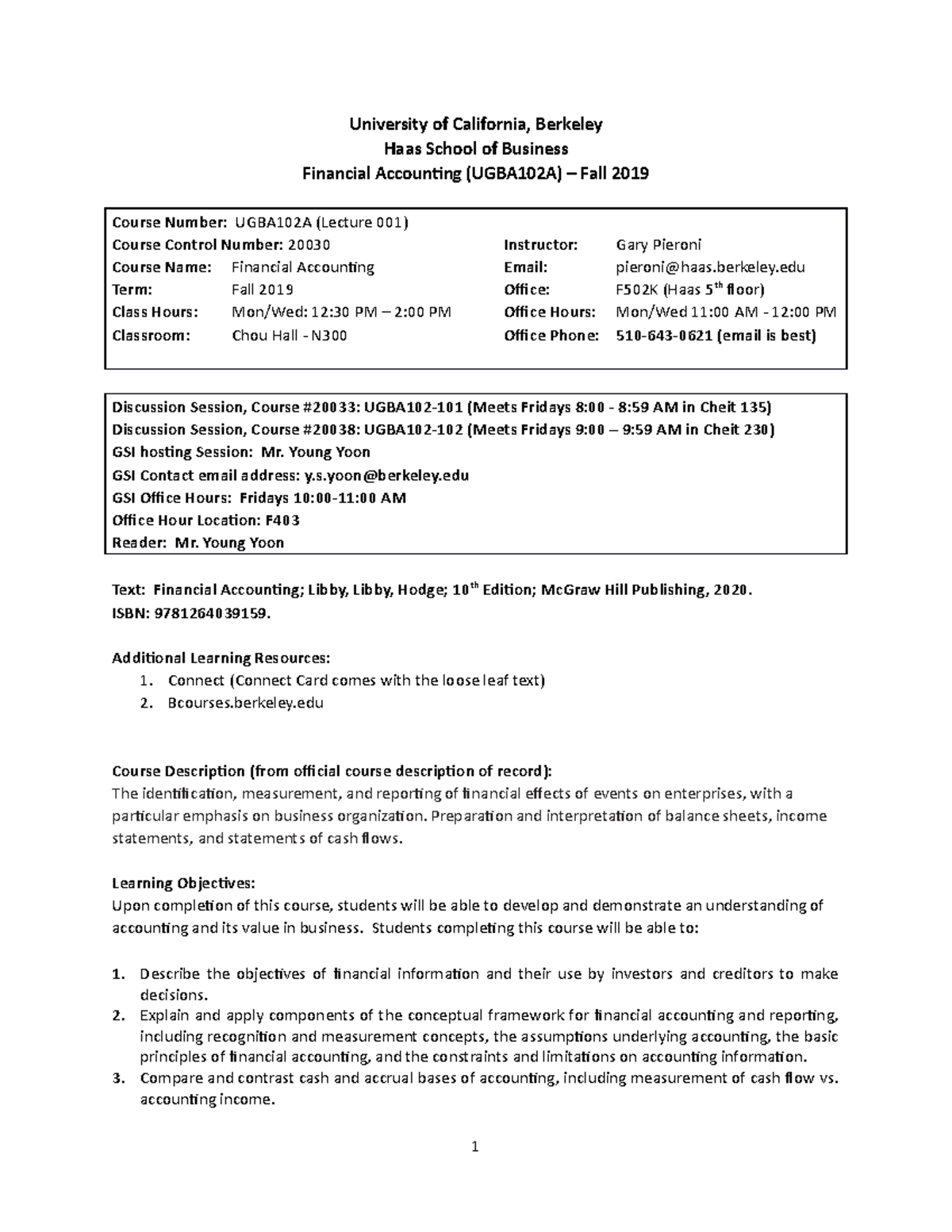 UGBA102A (Financial Acctg)-3 - University of California, Berkeley Haas ...