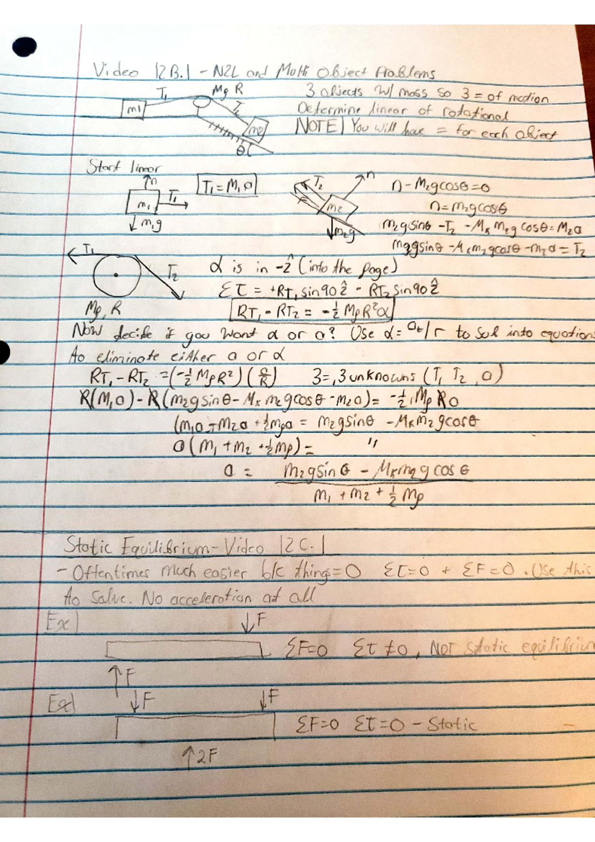 Module 12c notes - PHYS 211 - Studocu
