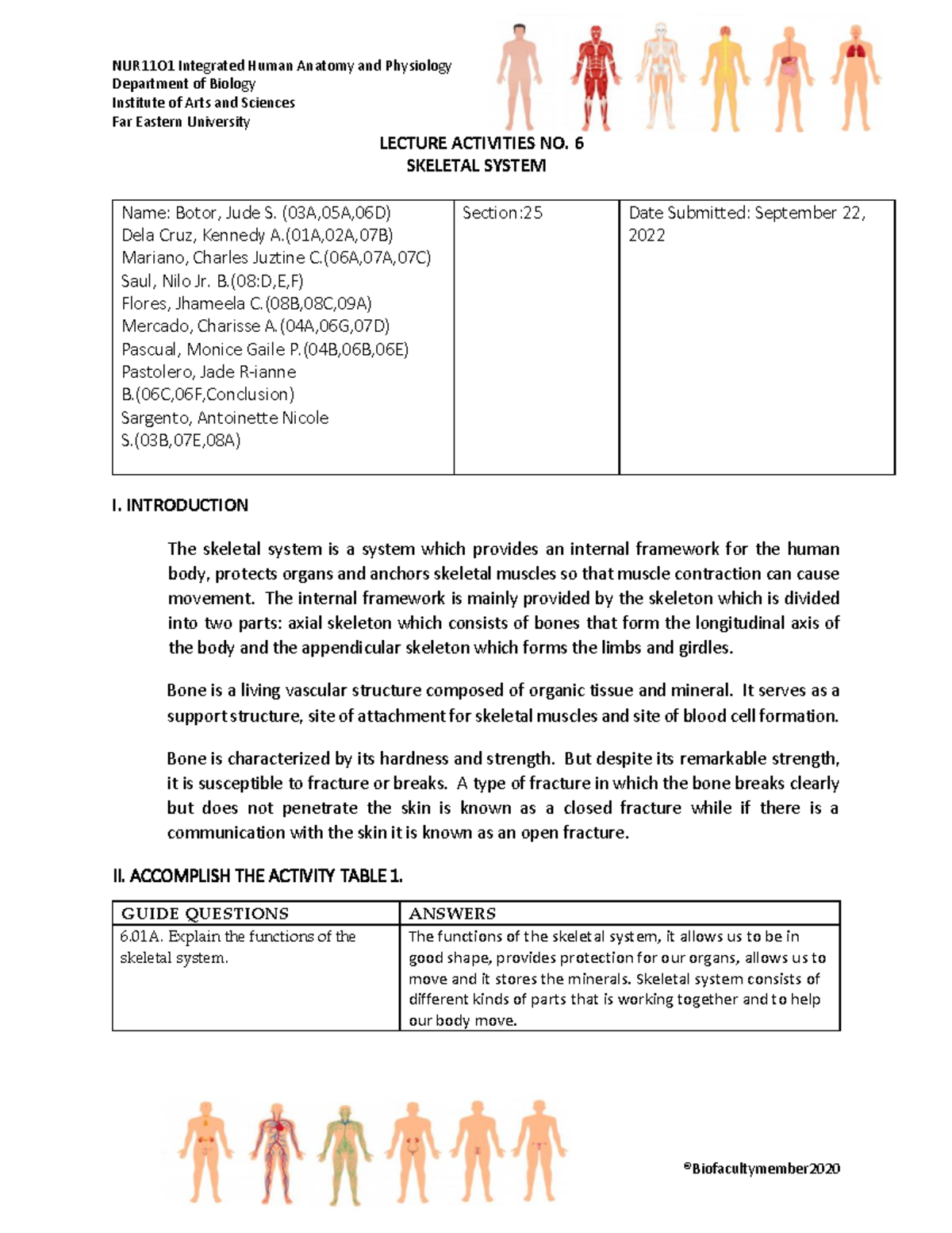Skeletal-System - Laboratory worksheet - Department of Biology ...