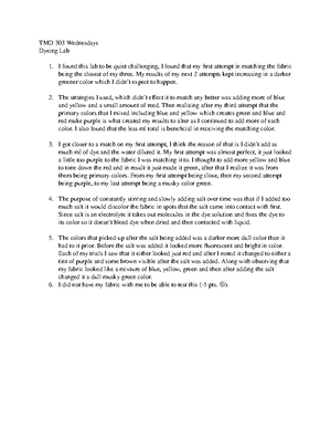 Lab #2 Fabric Analysis - Performance: Strength Test 1: Breaking Load ...