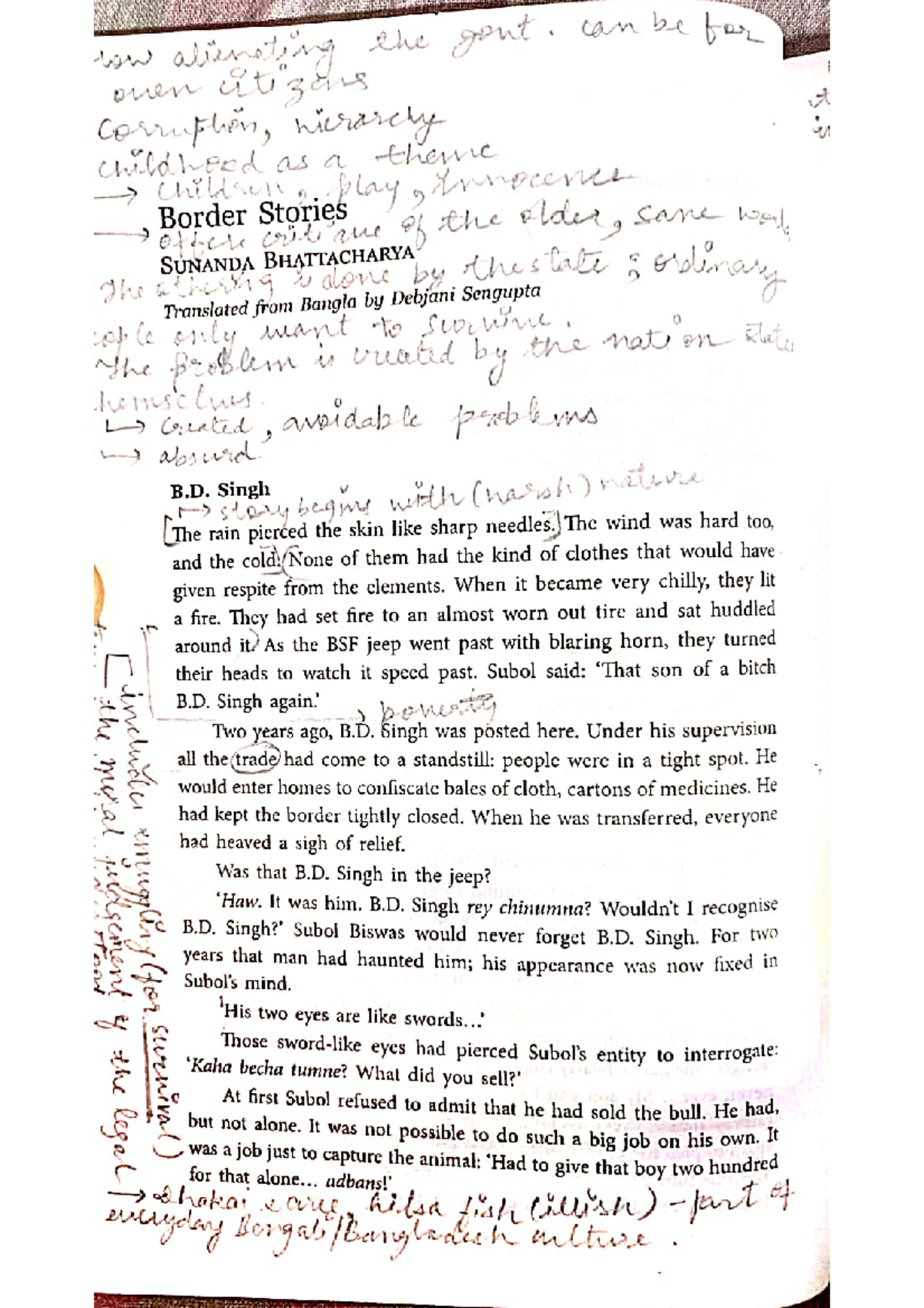 Border Stories - Studocu