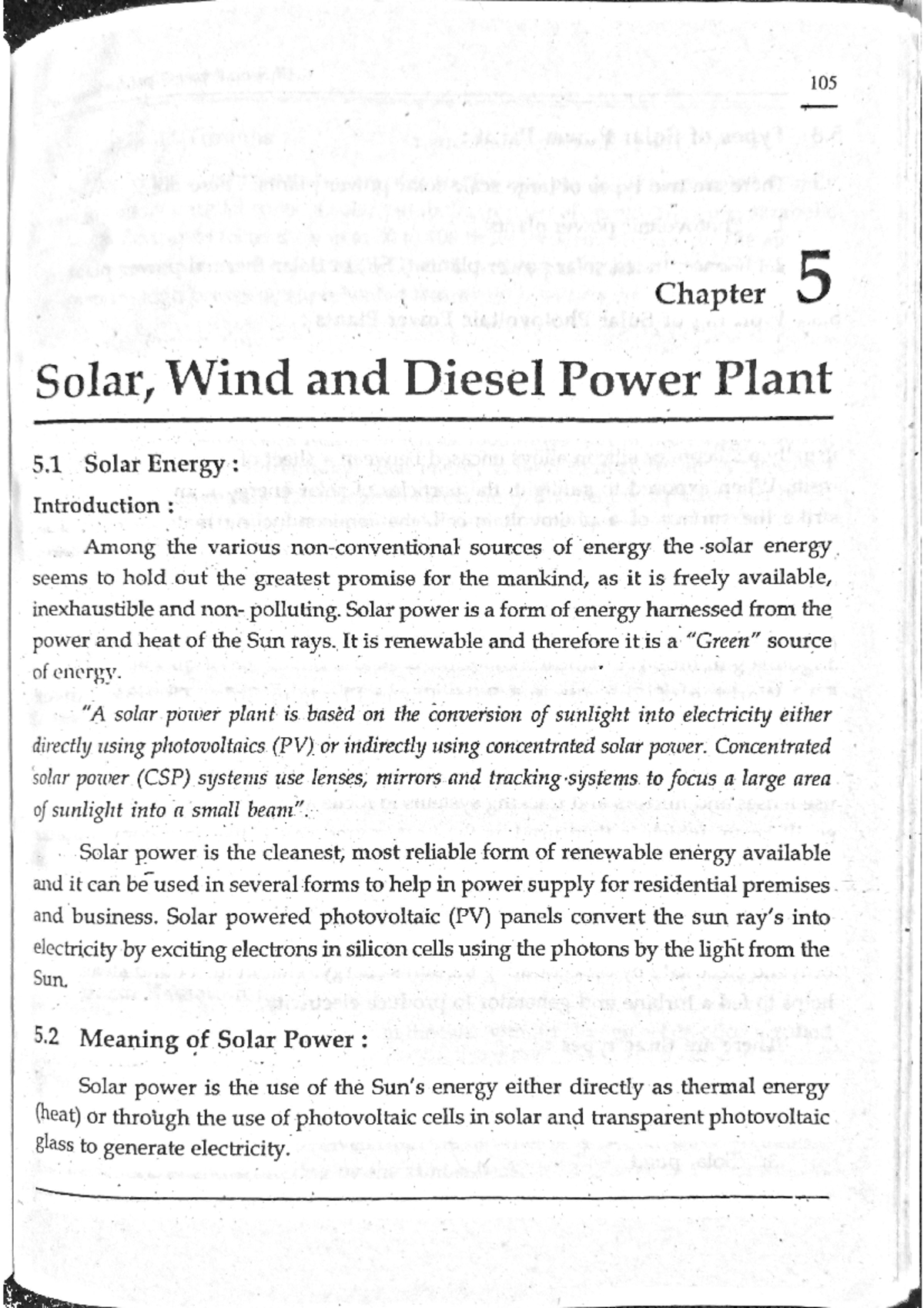 Ppe Chap 5 Chapter 5 Textbook Notes Diploma In Mechanical