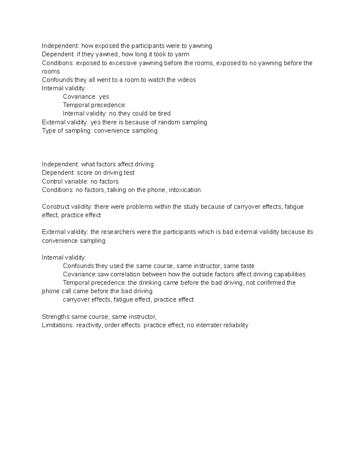 Myth Busters - movie notes - Independent: how exposed the participants ...