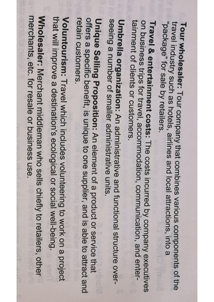 The function of international travel and tourism organisations ...