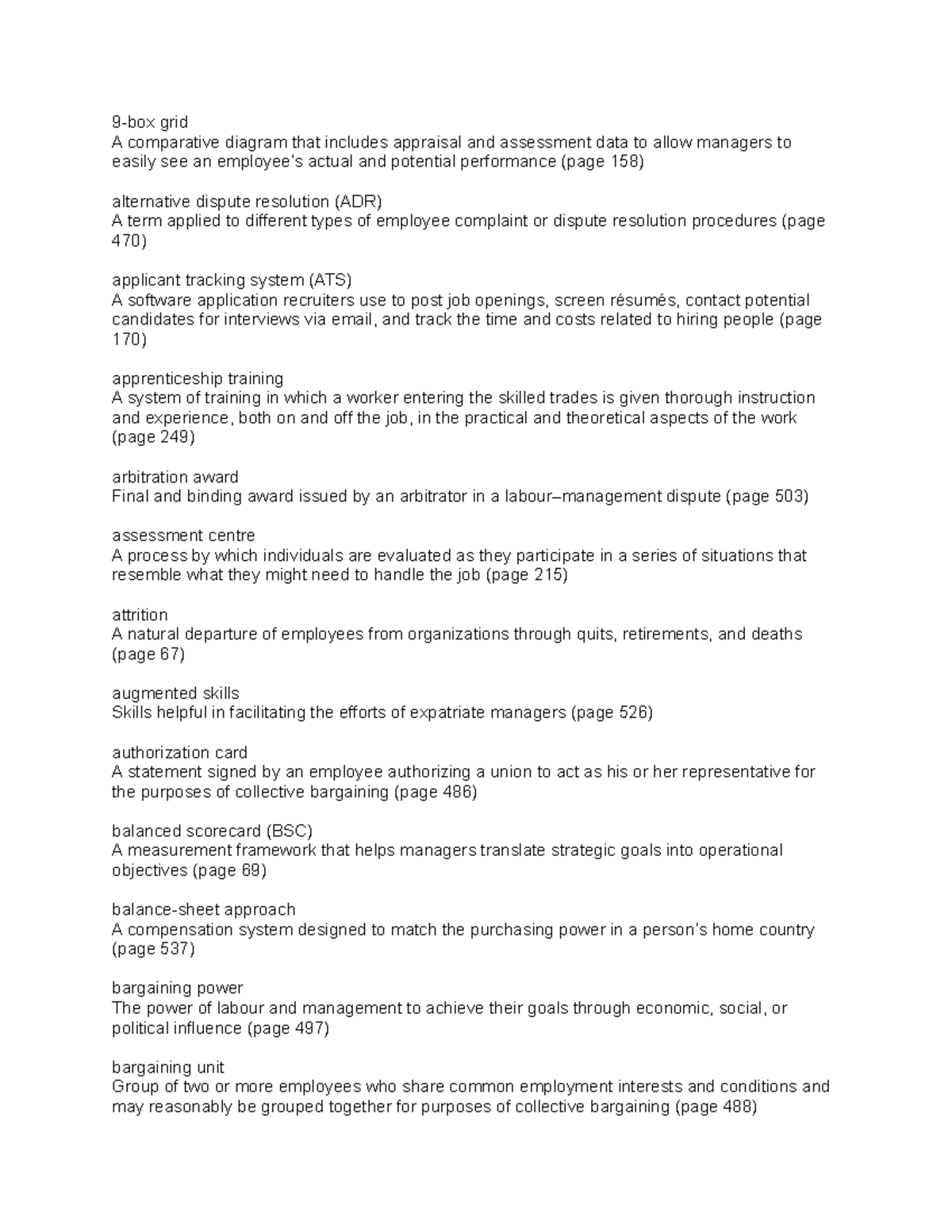 Glossary 9 box Grid A Comparative Diagram That Includes Appraisal And