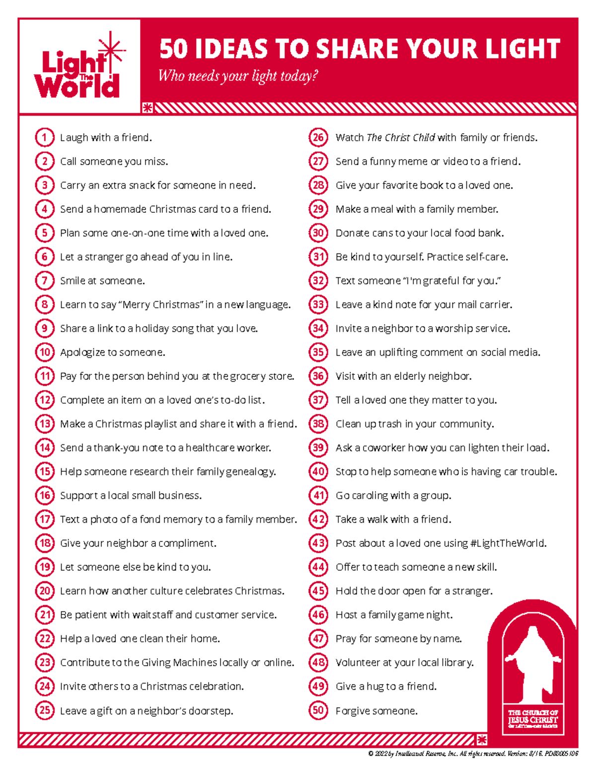 Ideas share light - Who needs your light today? 50 IDEAS TO SHARE YOUR ...