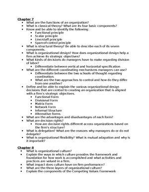 Exam 2 Study Guide - Exam 2 Study Guide Chapter 4 What is strategy? Be ...