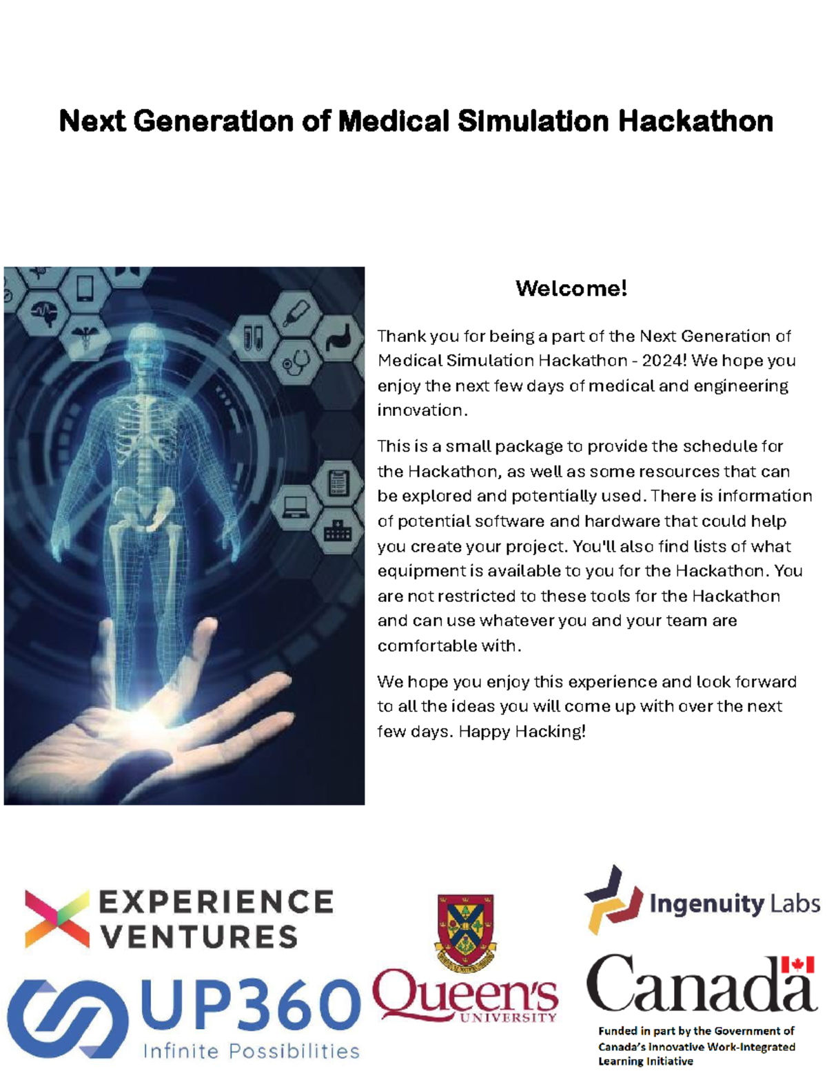 Hackathon Participant Package - Next Generation of Medical Simulation ...