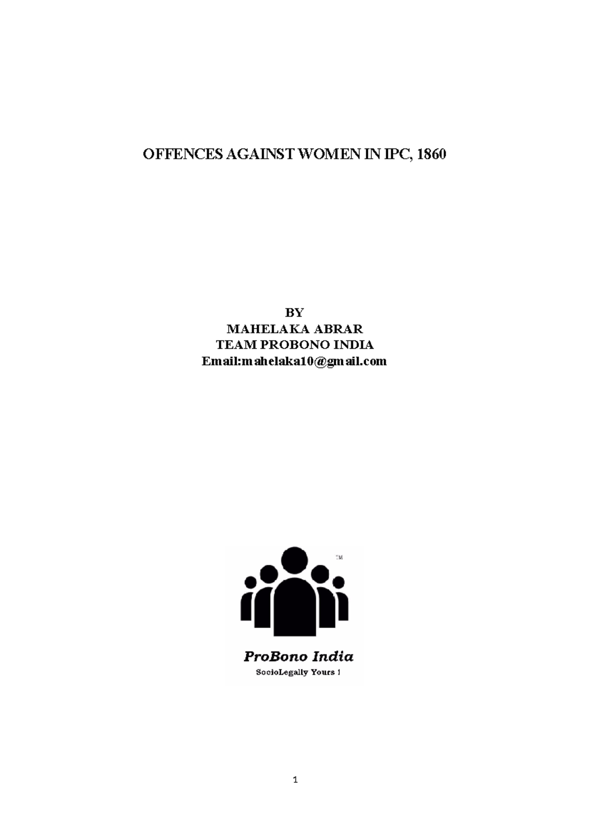 640 Offences Against Woman Under IPC.. - OFFENCES AGAINST WOMEN IN IPC ...