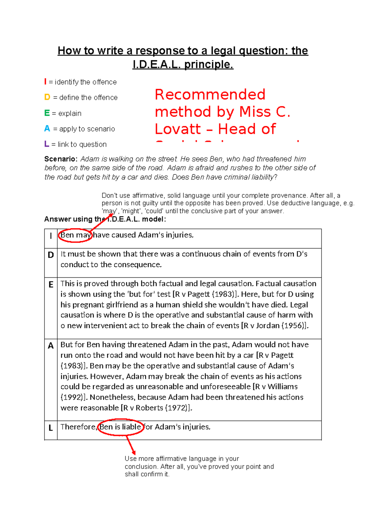 How to write a legal response ideal method - How to write a response to ...