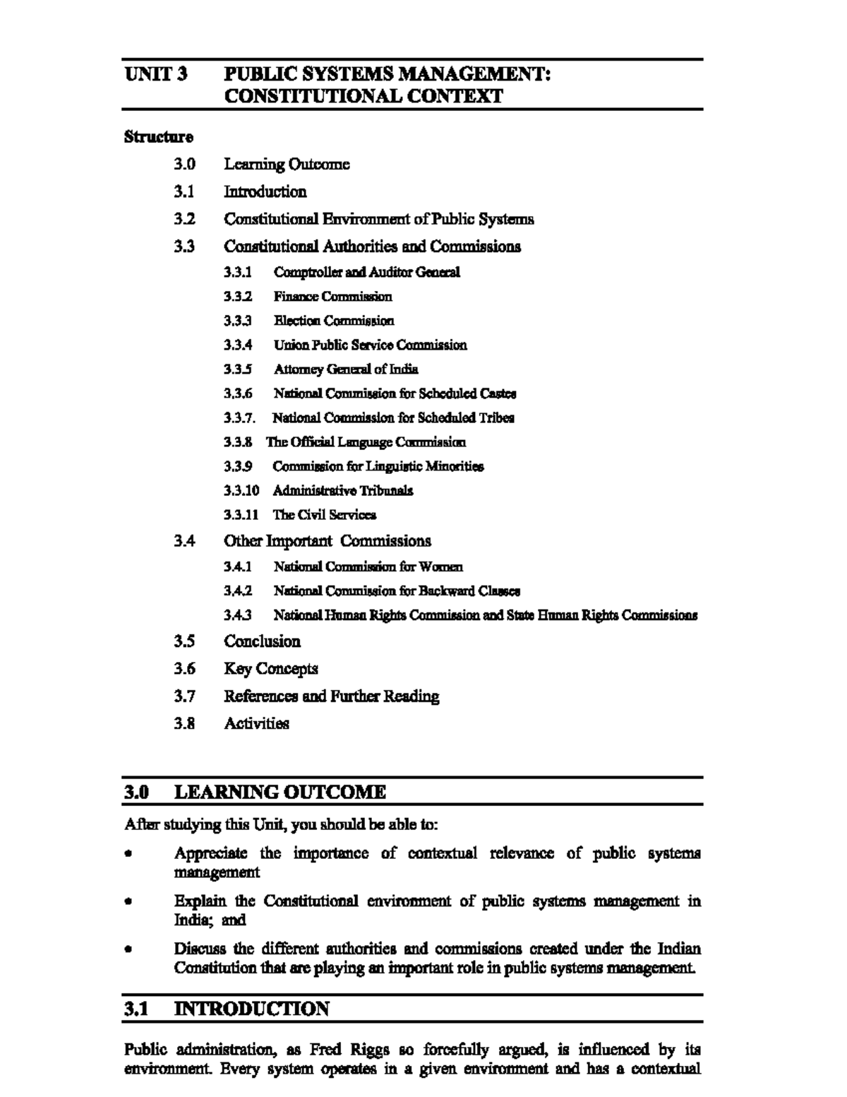 Public Systems Management unit 1 - Public Administration in management ...