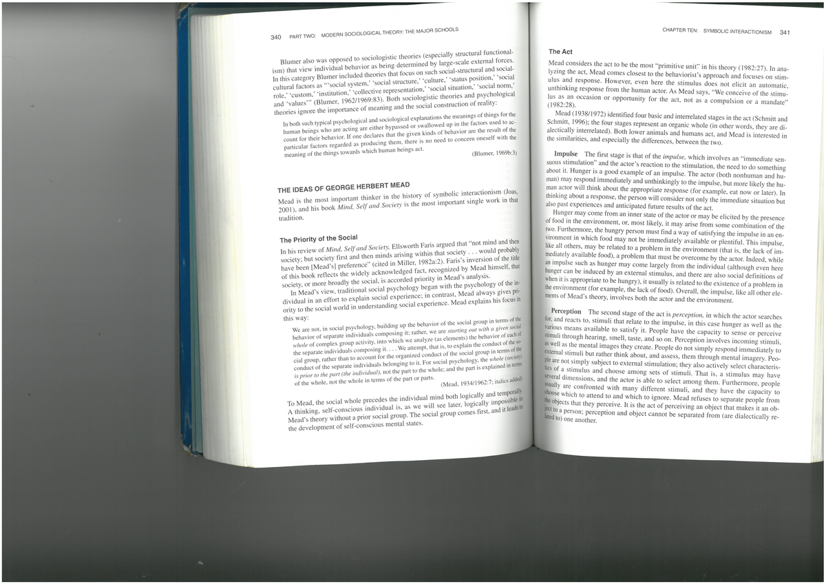 Ritzer and Goodman - book pages from the sociological theory - PART TWO: MODERN SOCIOLOGICAL ...