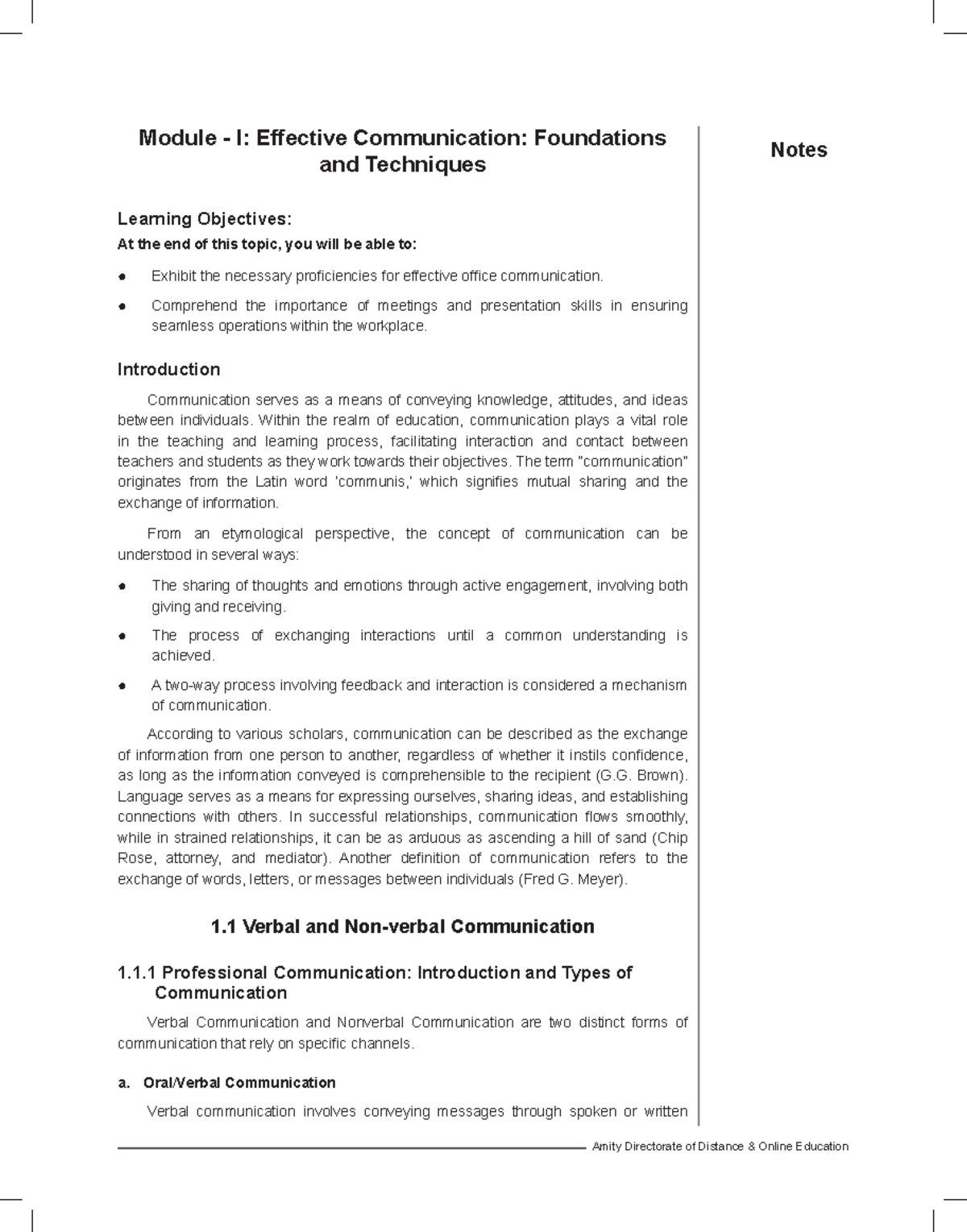 Effective Communication - Comprehend the importance of meetings and ...