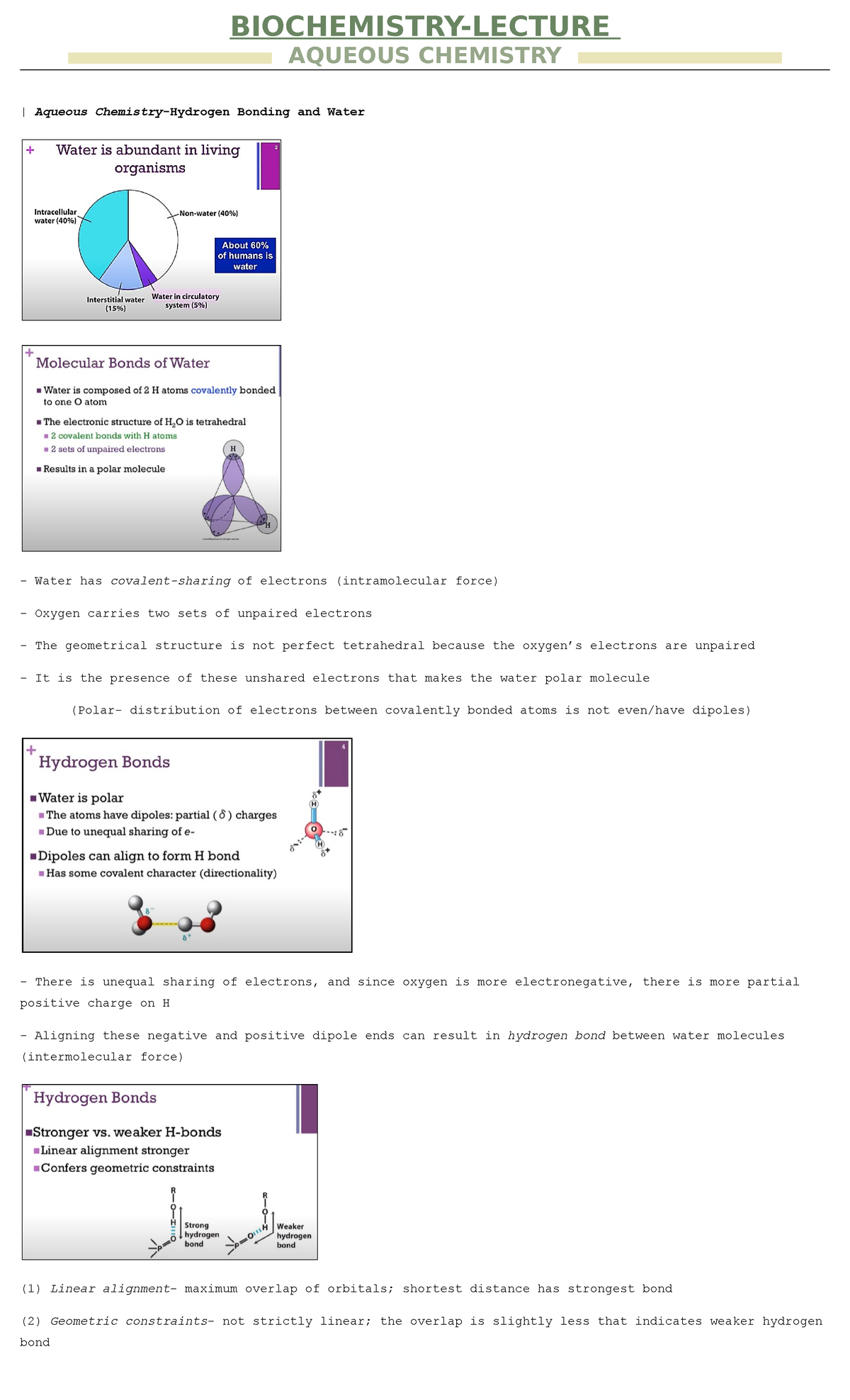 Bio CLec REV - Biochem lecture simple and easy to understand lecture ...