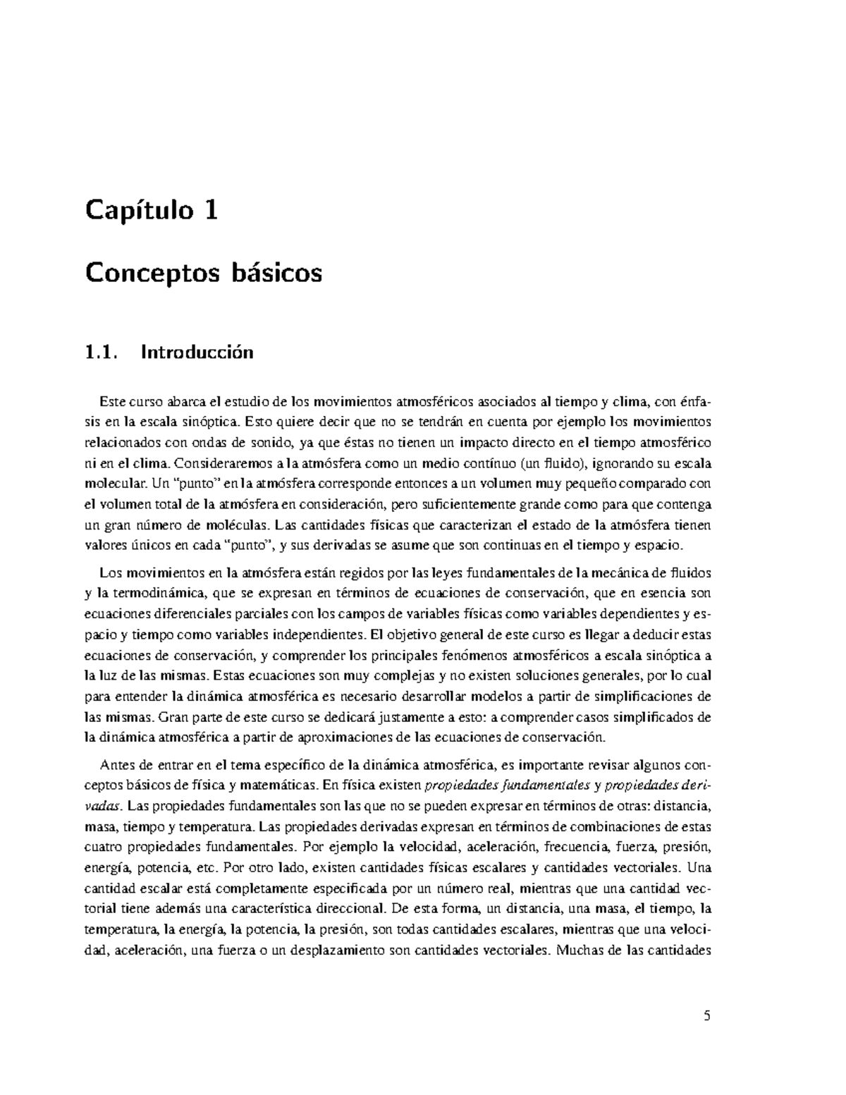 Capitulo 1 - Conceptos basicos - Cap ́ıtulo 1 Conceptos b ́asicos 1 ...
