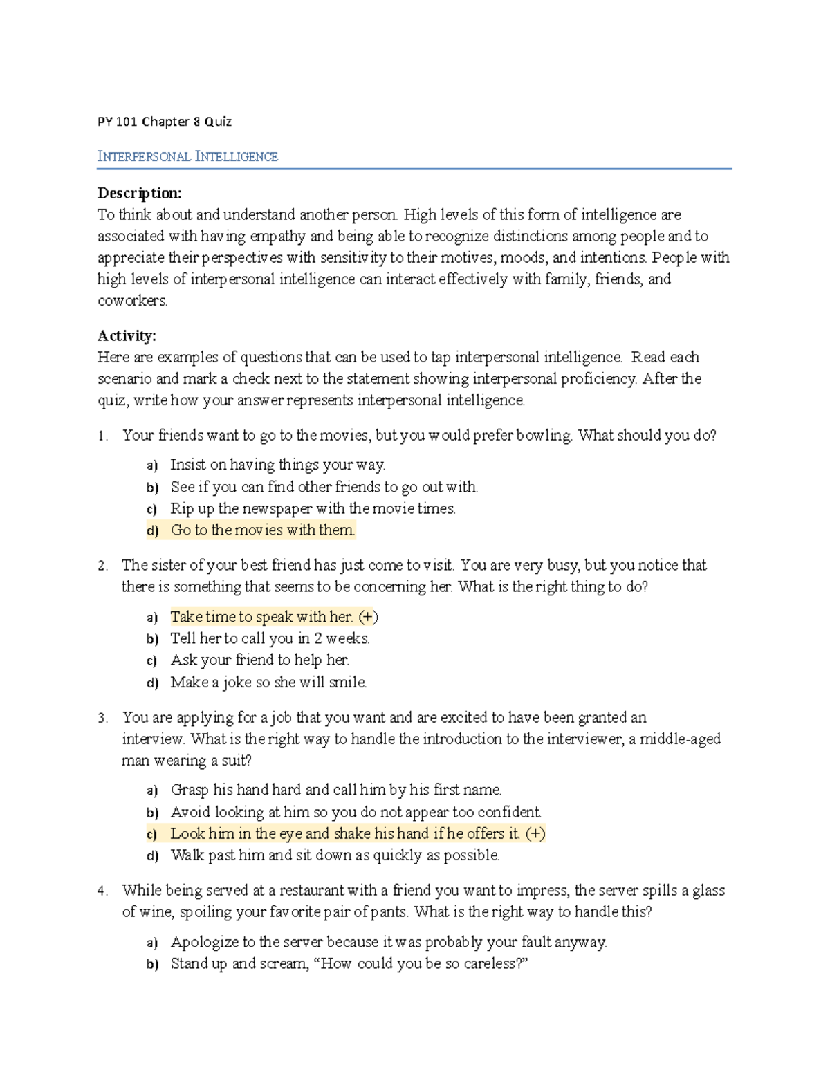 PY 101 week 8 Quiz - quiz on mental representations and cognitive ... PY 101 week 8 Quiz - quiz on mental representations and cognitive ...