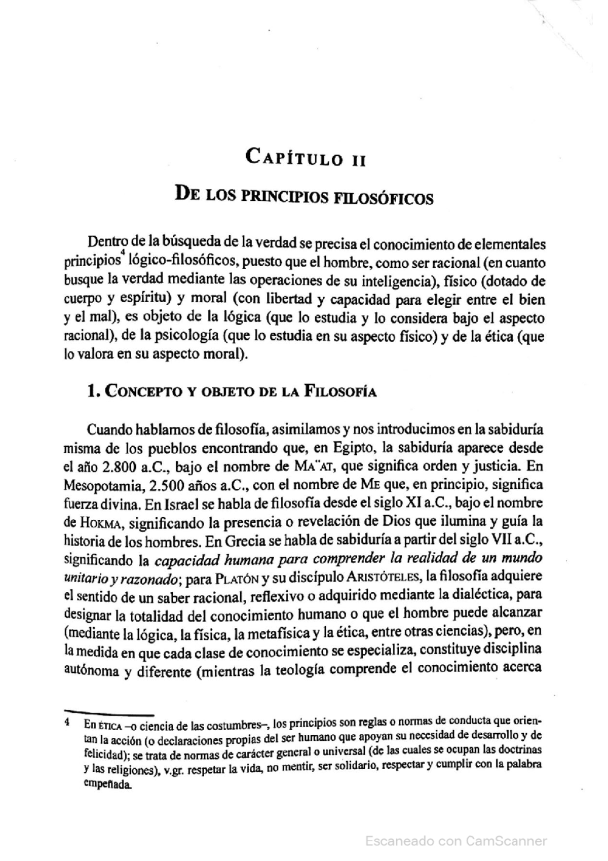 Principios filosóficos, Pedro Alejo Cañon Ramírez 1 - Derecho Procesal ...