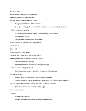 Chapter 10 notes - Carl Rogers: Self-Actualization Theory - Chapter 10 ...
