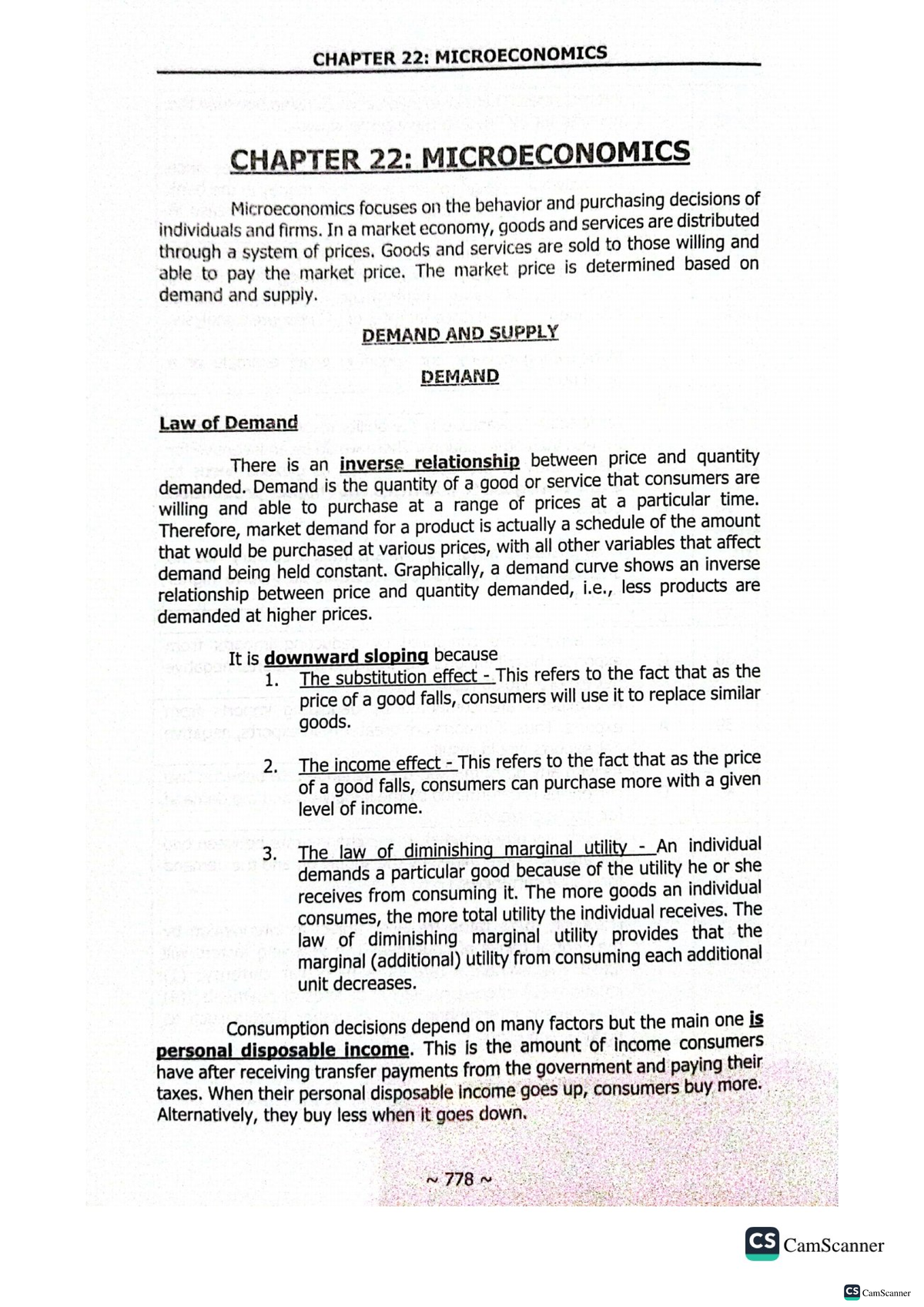 CH 22- Microeconomics - CHAPTER 22: MICROECONOMICS CHAPTER 22: MICROECONOMICS Microeconomics ...